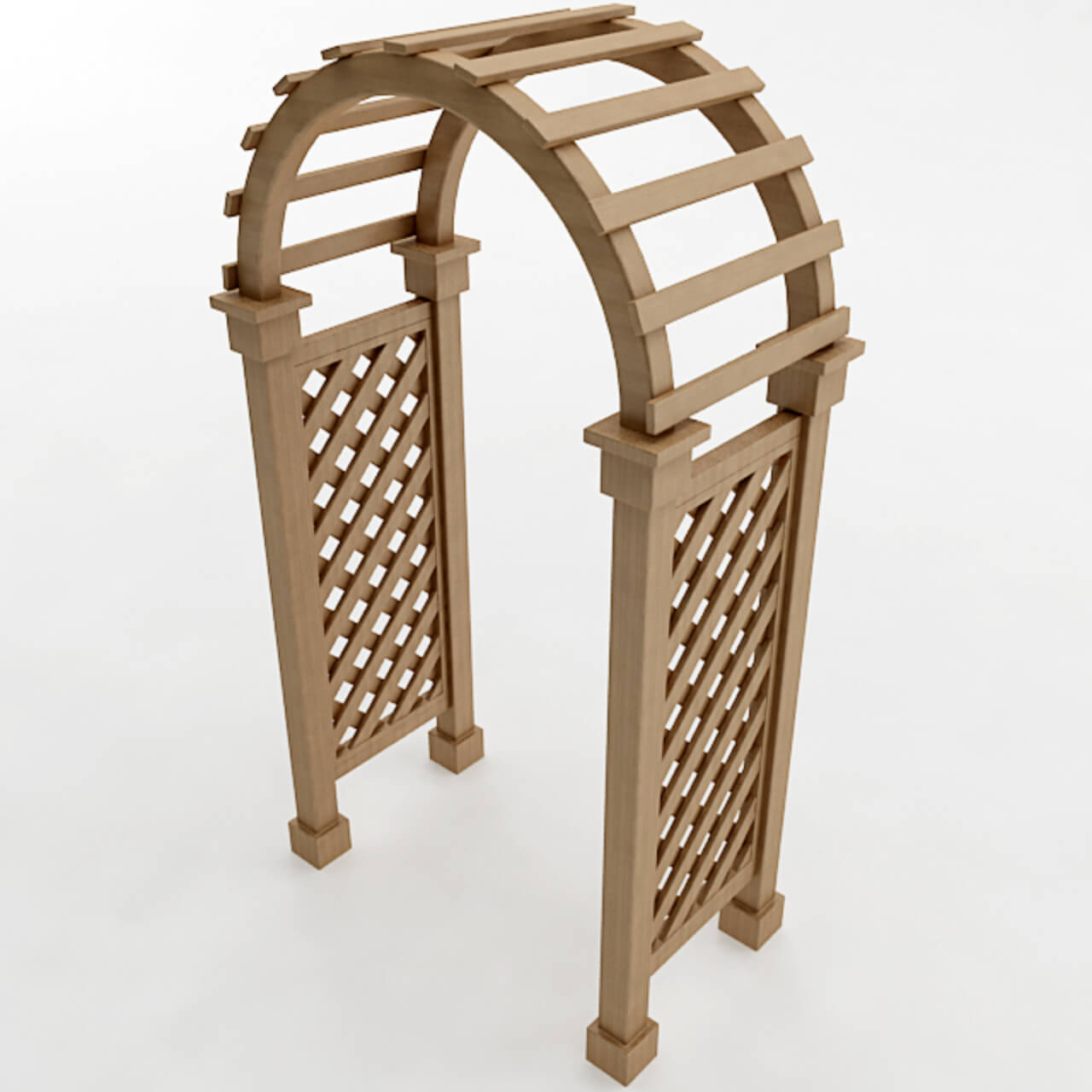 Arbor Trellis Style 3 - 3D Model by Plutonius3d
