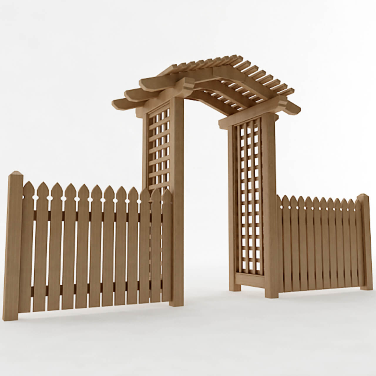 Arbor Trellis Style 4 - 3D Model by Plutonius3d
