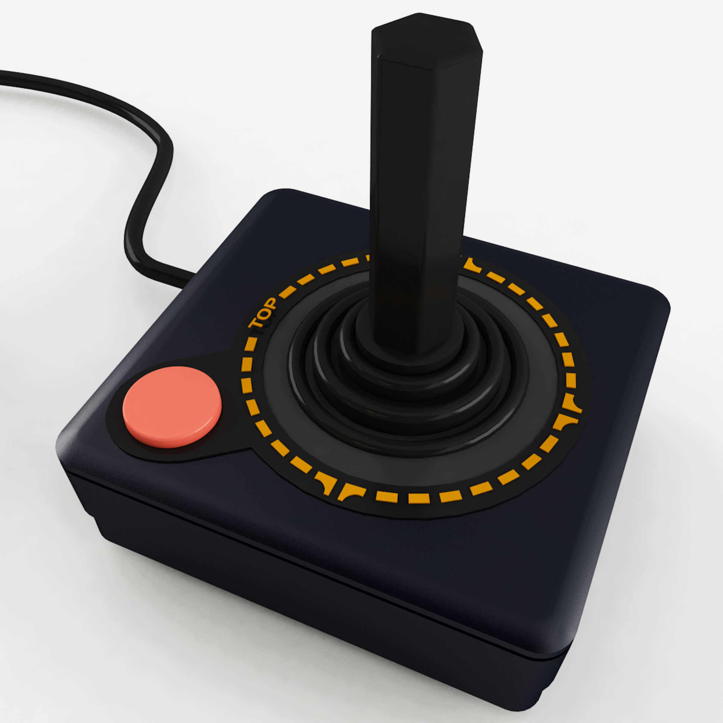 Atari Joystick - 3D Model by Plutonius3d