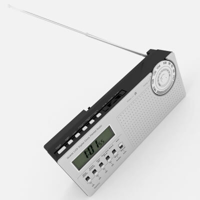 Clock Radio 1980s - 3D Model by Plutonius3d