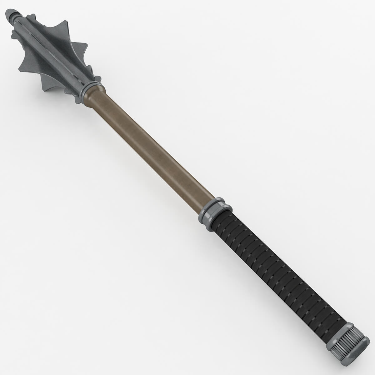Flanged Mace - 3D Model by Plutonius3d