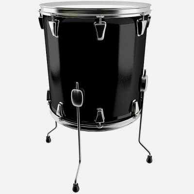 Floor Tom Drum - 3D Model by Plutonius3d