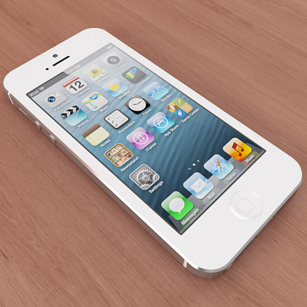 iPhone 5 3D Model by Plutonius3d