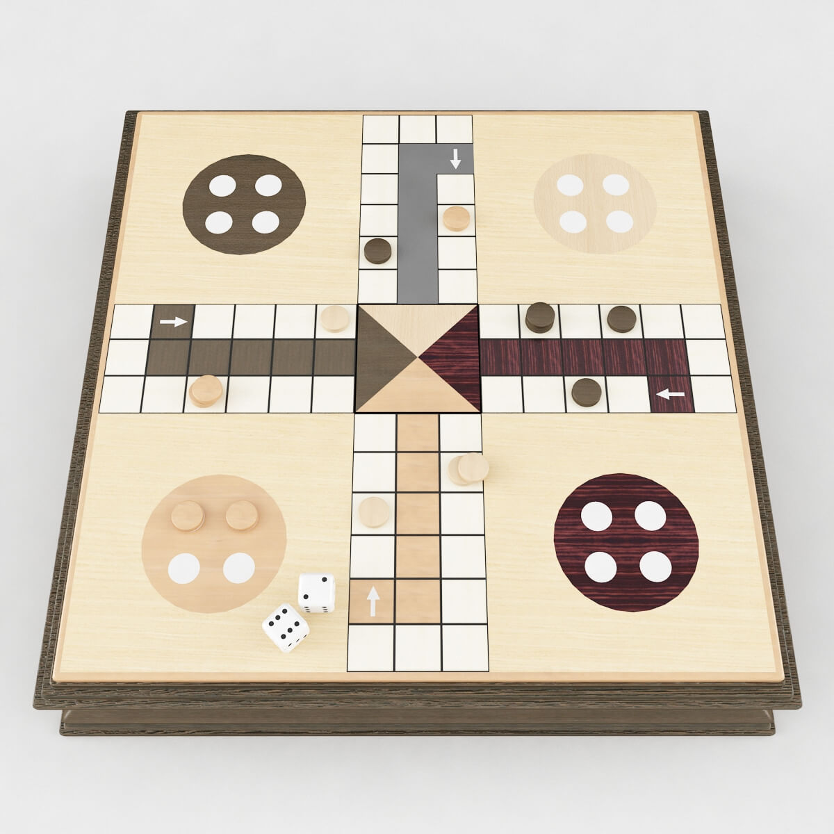 Ludo Board Game - 3D Model by Plutonius3d