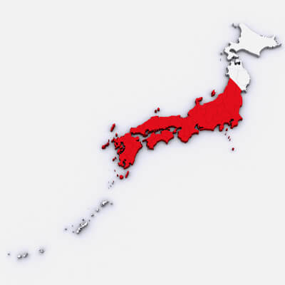 Map of Japan - 3D Model by Plutonius3d
