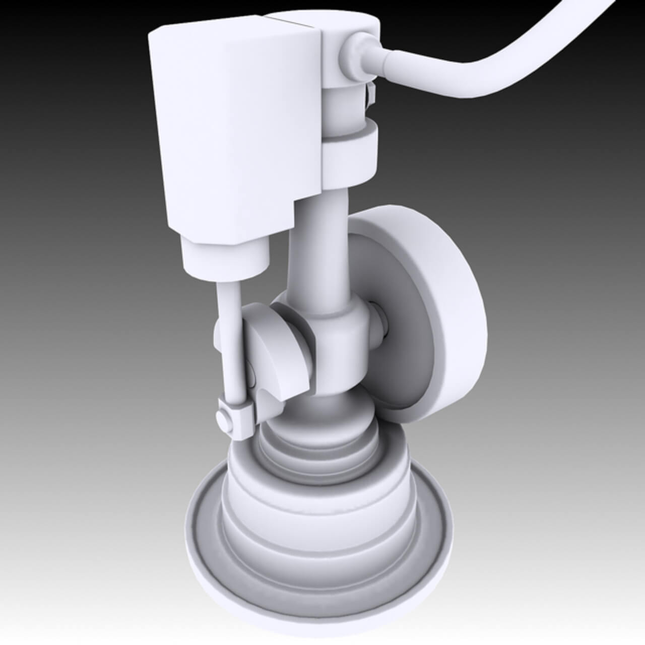 Miniature Wobble Steam Engine - 3D Model by Plutonius3d