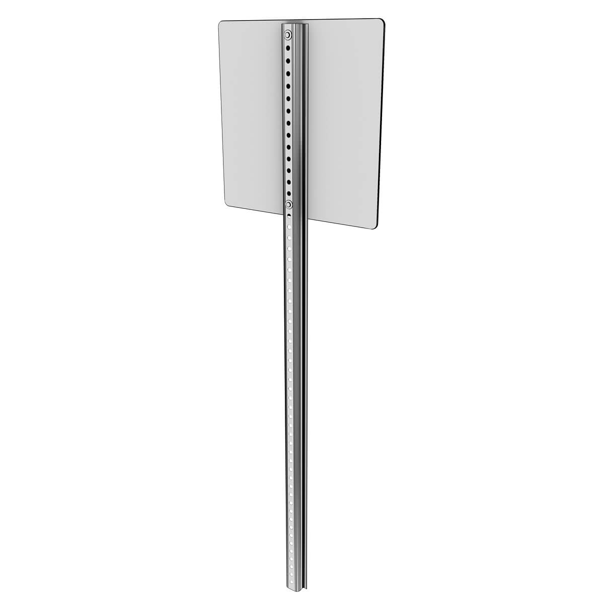 No Left Turn sign - 3D Model by Plutonius3d