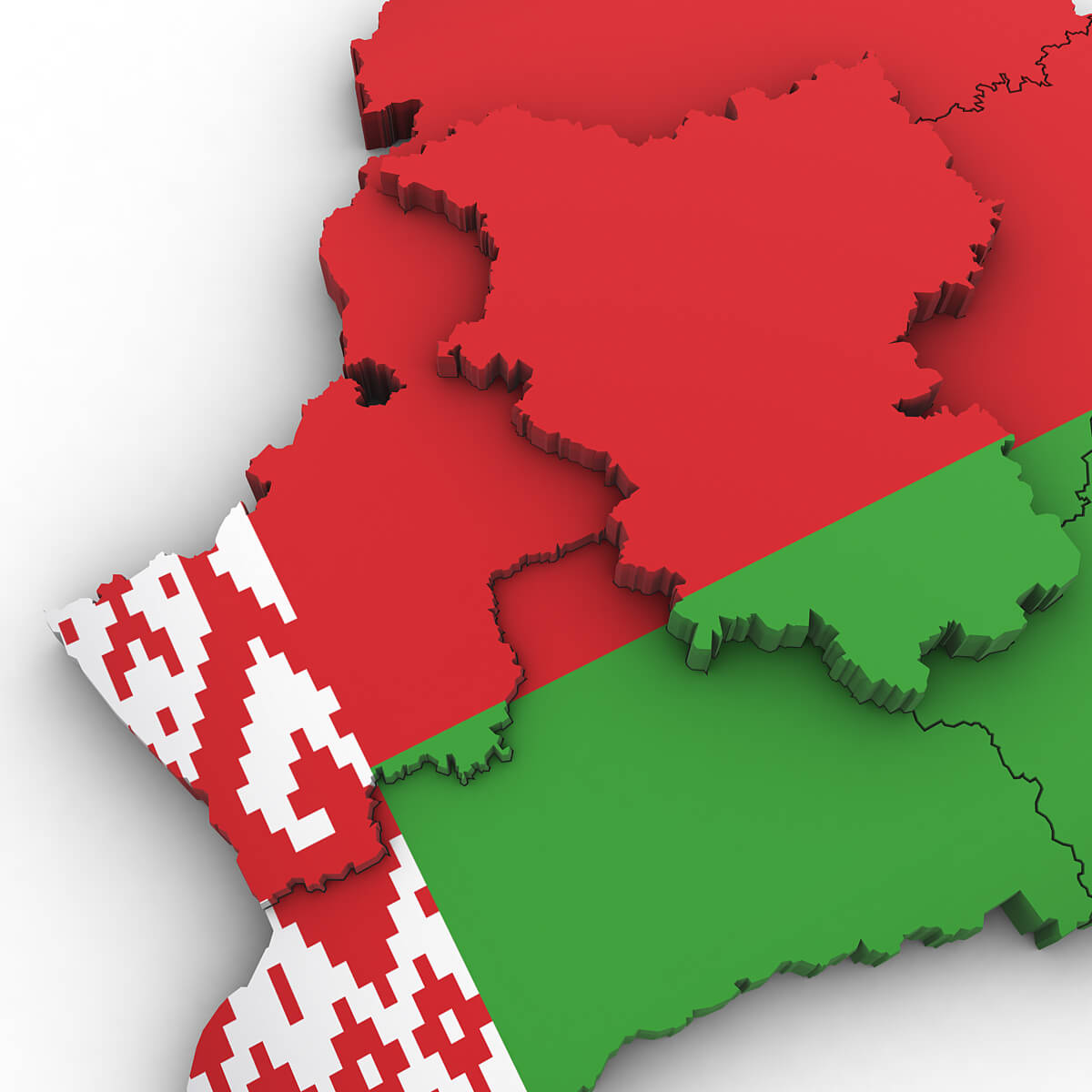 Political Map of Belarus - 3D Model by Plutonius3d