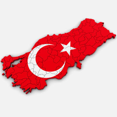 Political Map of Turkey - 3D Model by Plutonius3d