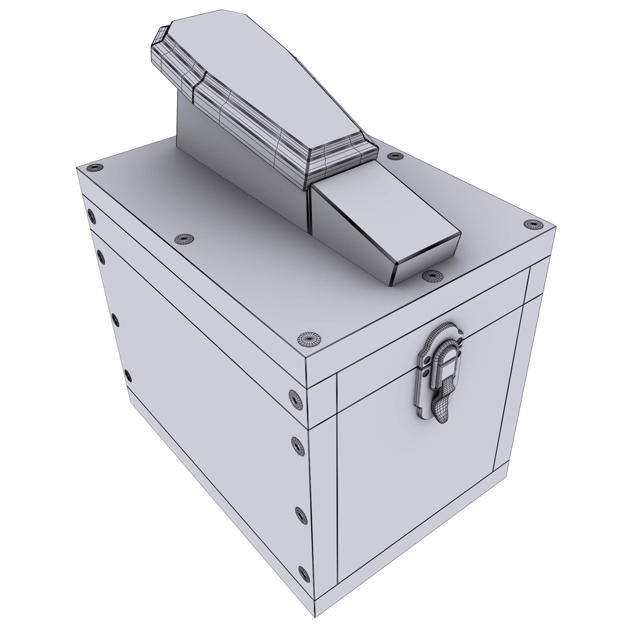 Shoe Shine Box - 3D Model by Plutonius3d