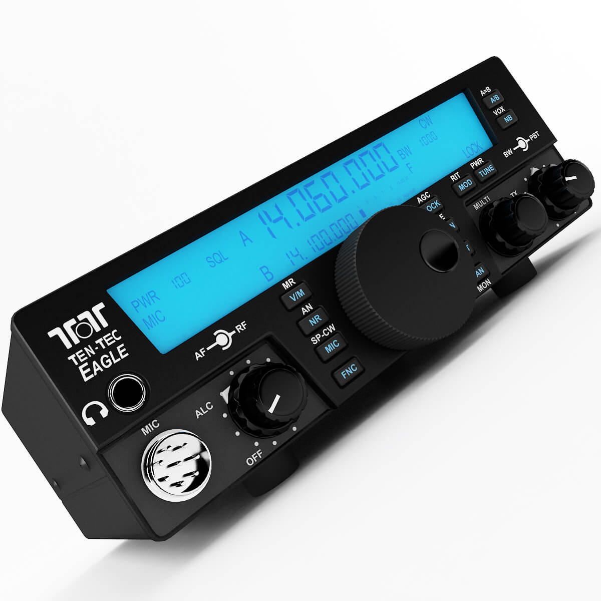 Ten Tec Eagle Transceiver Ham Radio - 3D Model by Plutonius3d