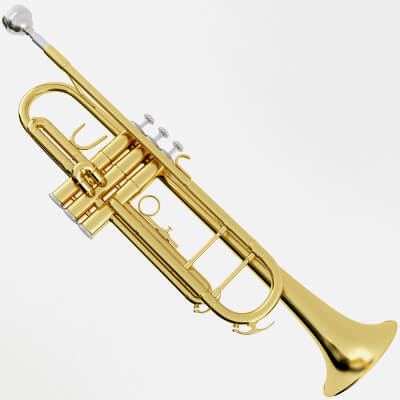 Trumpet Musical Instrument - 3D Model by Plutonius3d