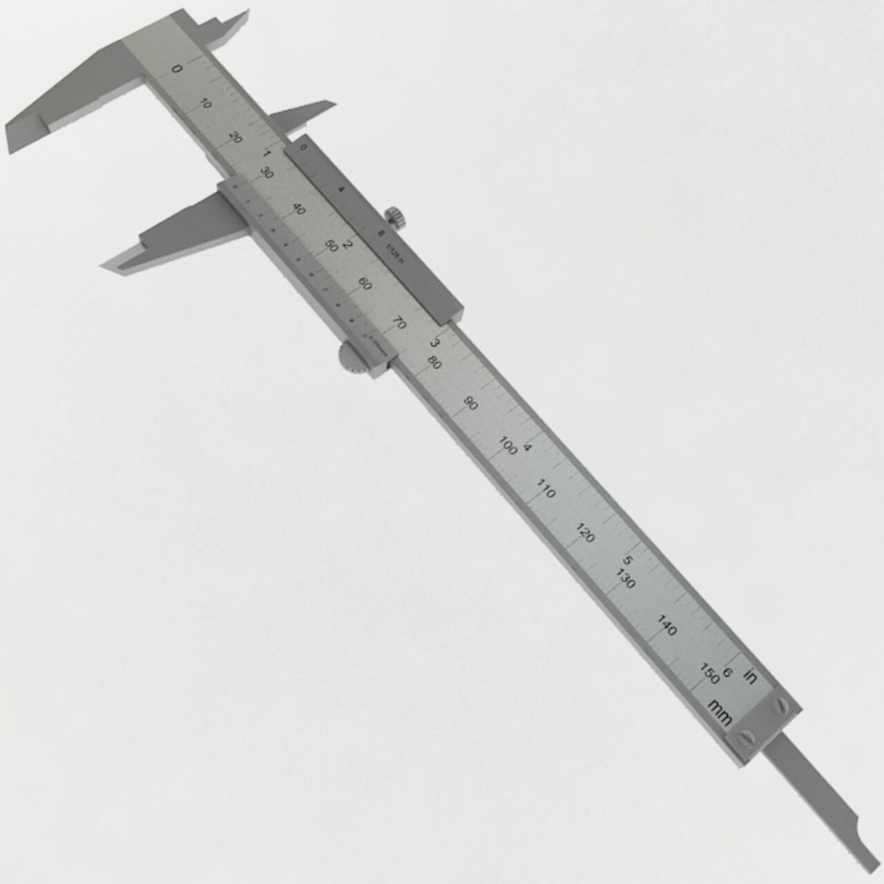 Vernier Caliper Tool - 3D Model by Plutonius3d