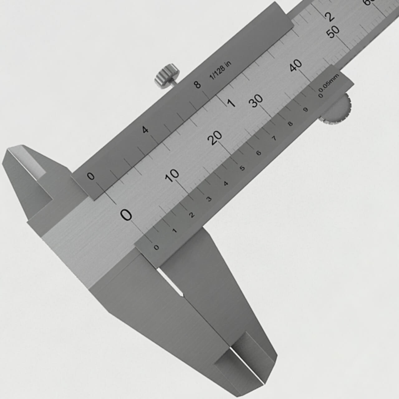 Vernier Caliper Tool - 3D Model by Plutonius3d