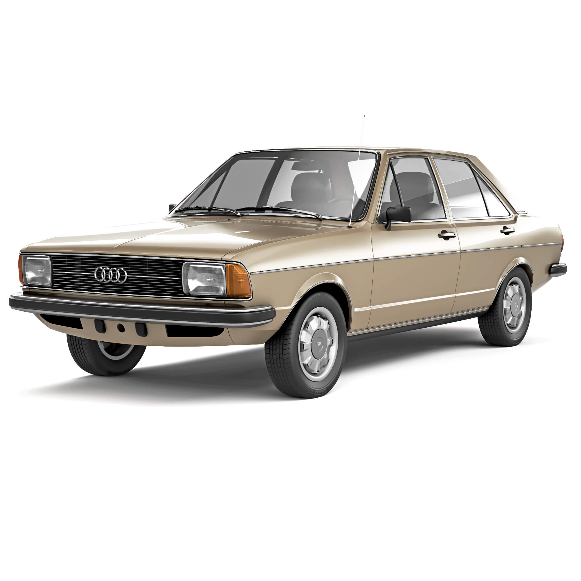 Audi 80 GLS (B1) 1976 - 3D Model by podshyvalov