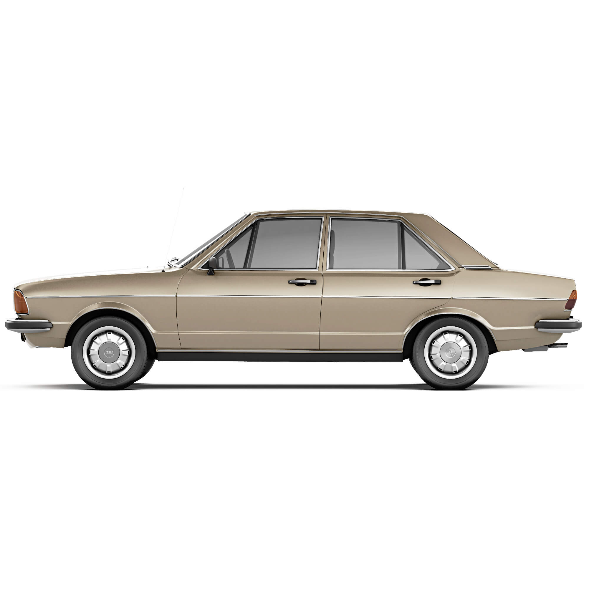 Audi 80 GLS (B1) 1976 - 3D Model by podshyvalov