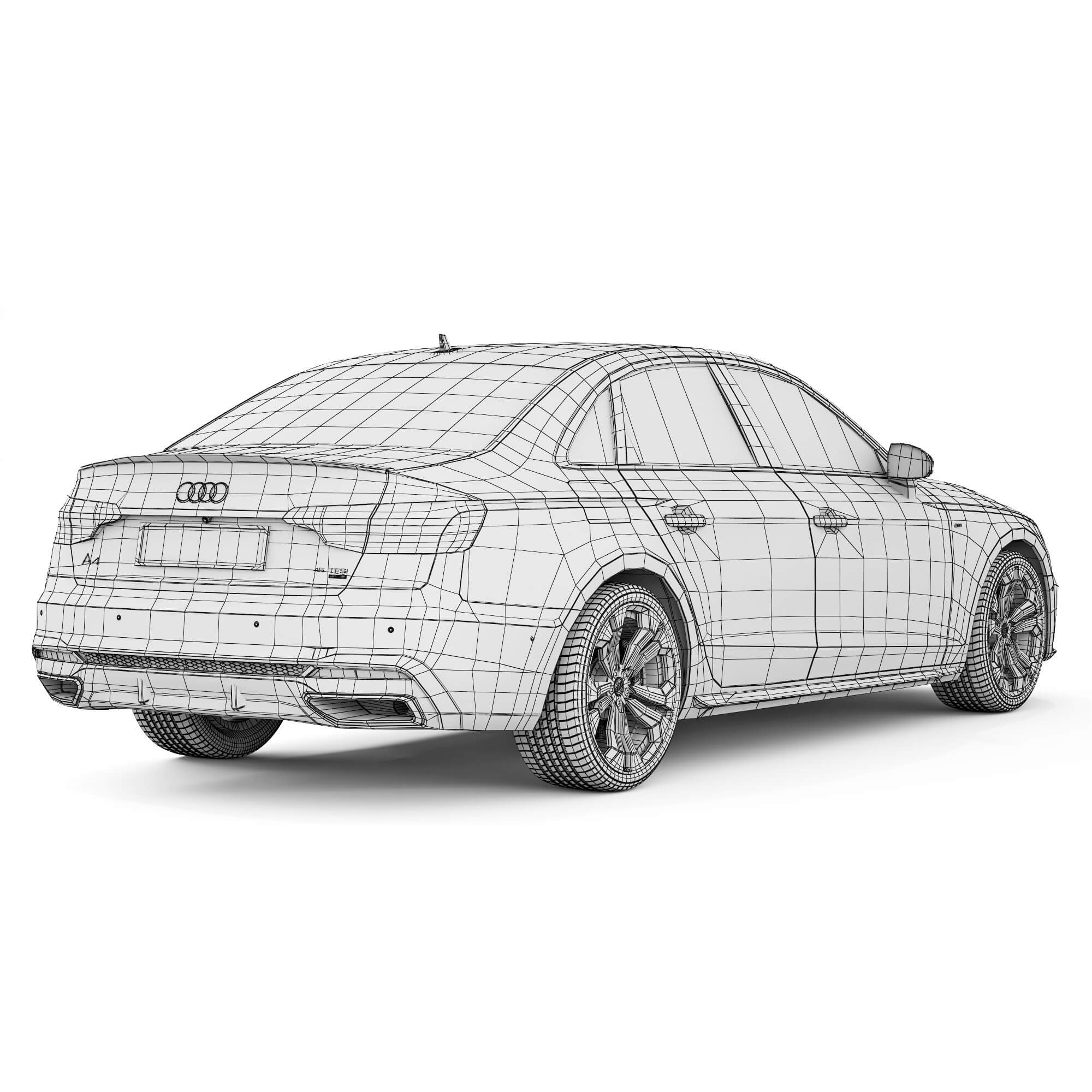 Audi A4 S-Line 2021 3D Model by podshyvalov