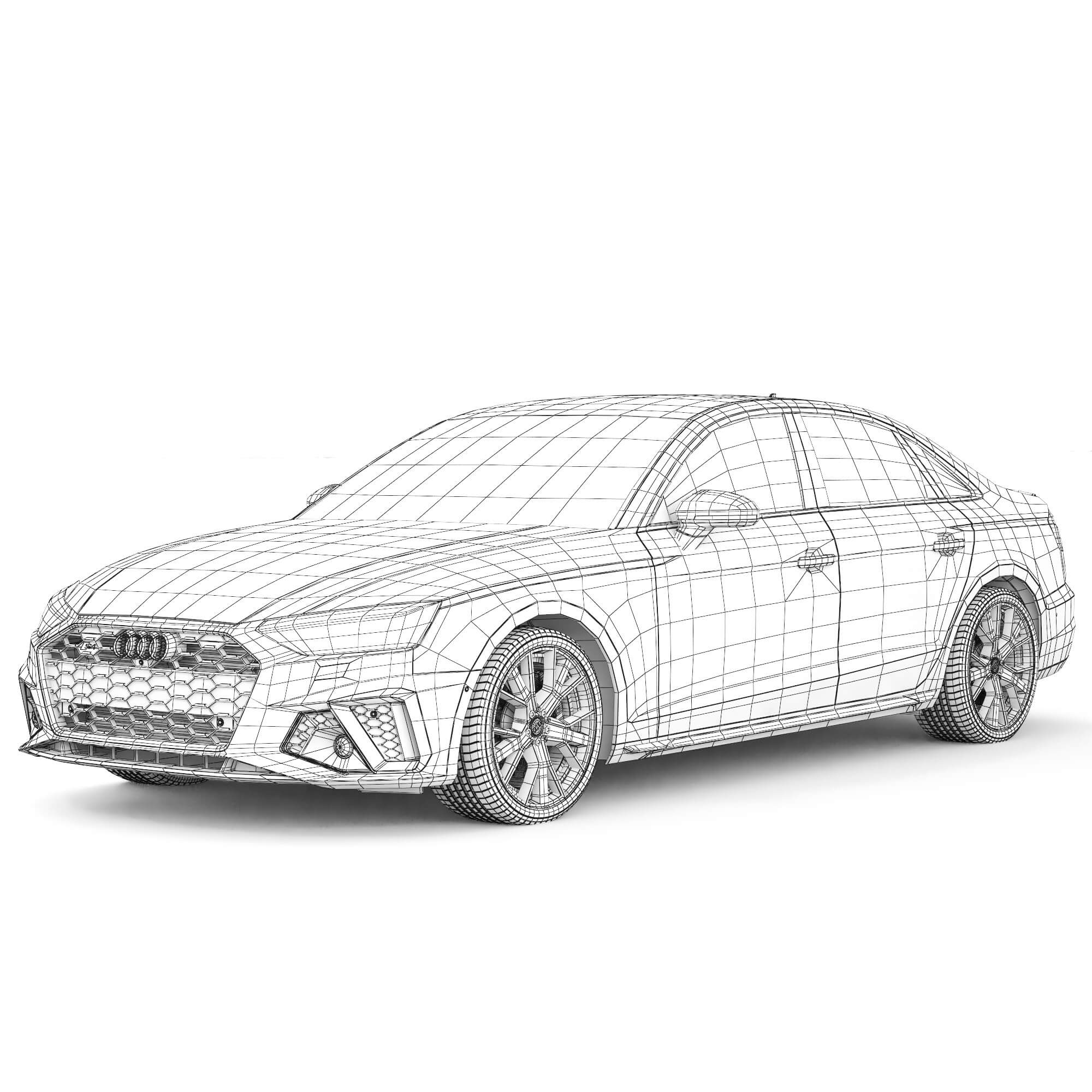 Audi S4 2020 - 3D Model by podshyvalov