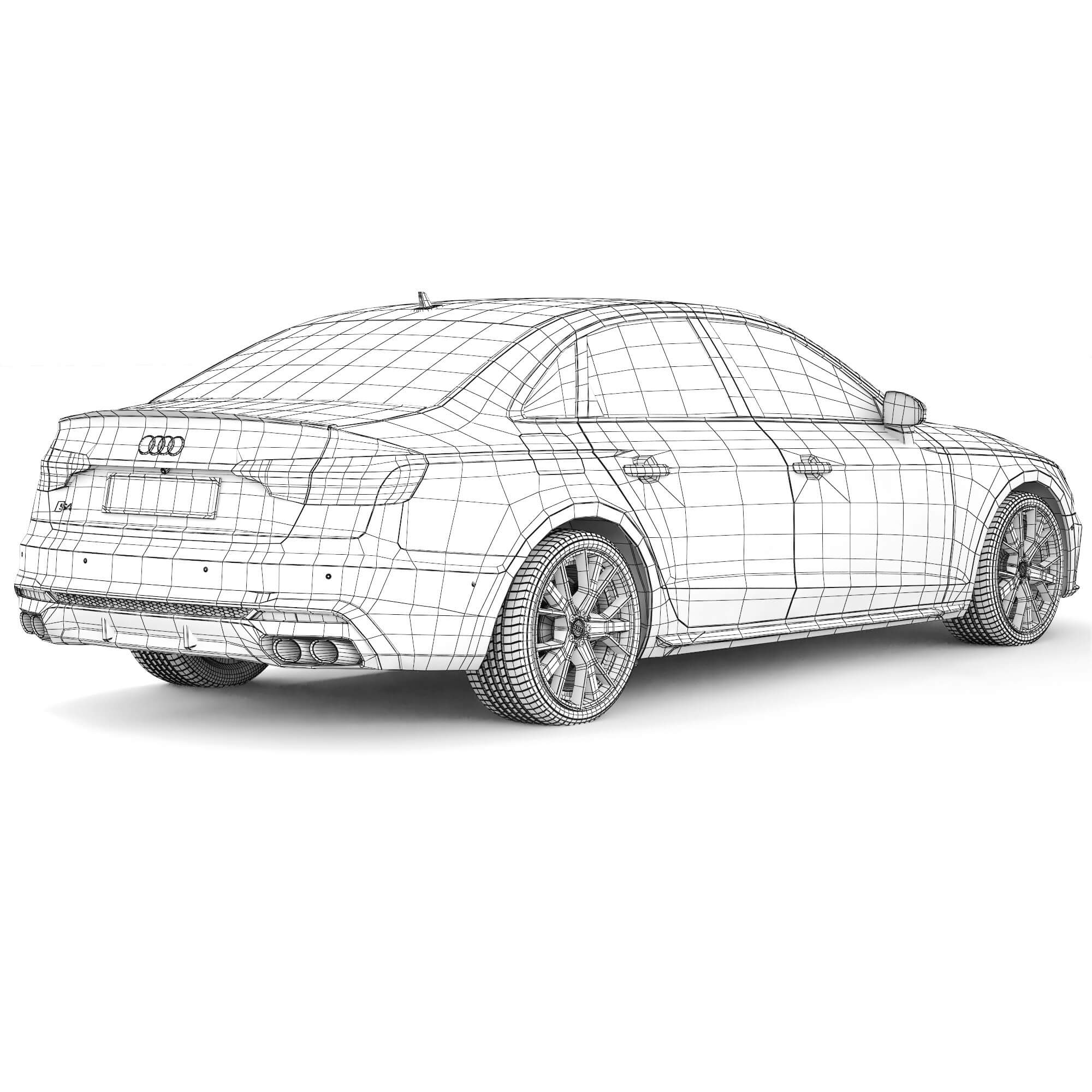 Audi S4 2020 - 3D Model by podshyvalov