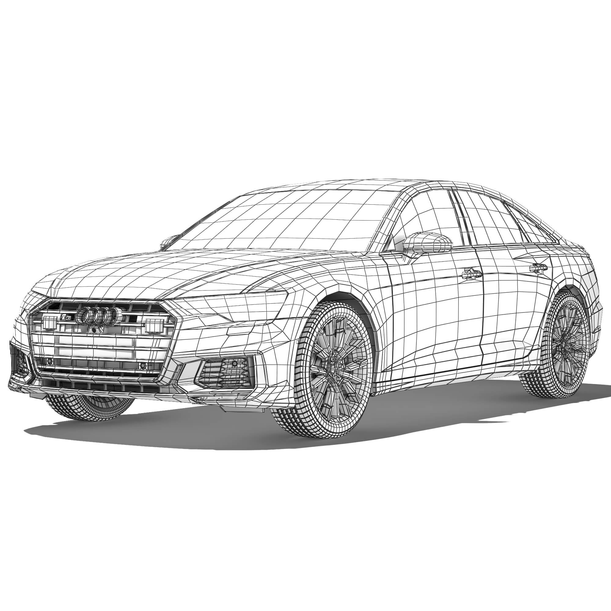 Audi S6 2021 - 3D Model by podshyvalov