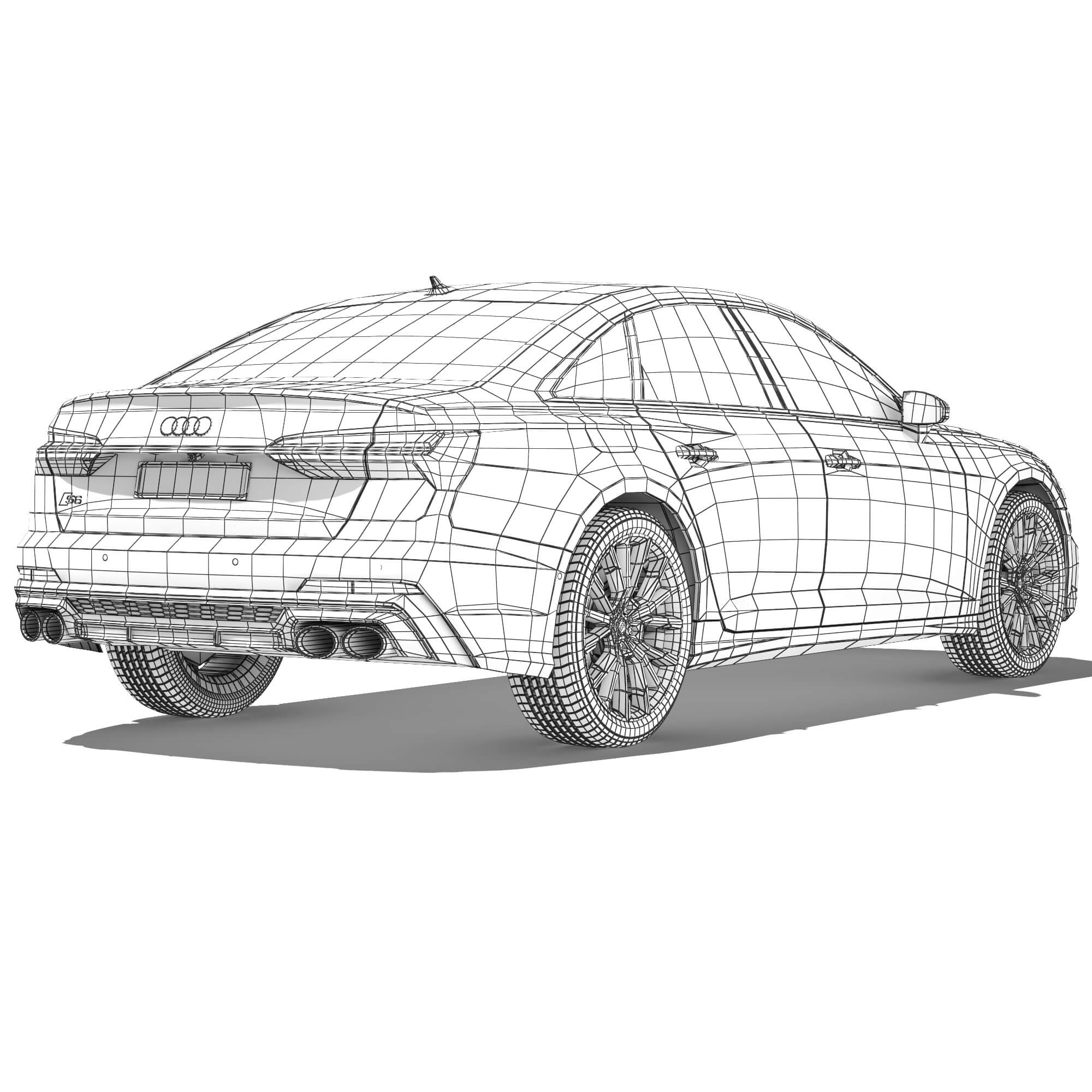 Audi S6 2021 - 3D Model by podshyvalov