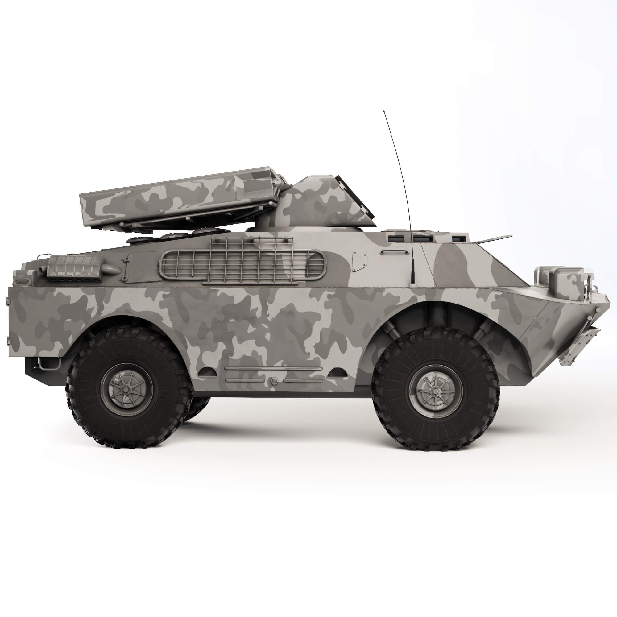 BRDM-2 9K31 Strela-1 1968 3D Model by podshyvalov