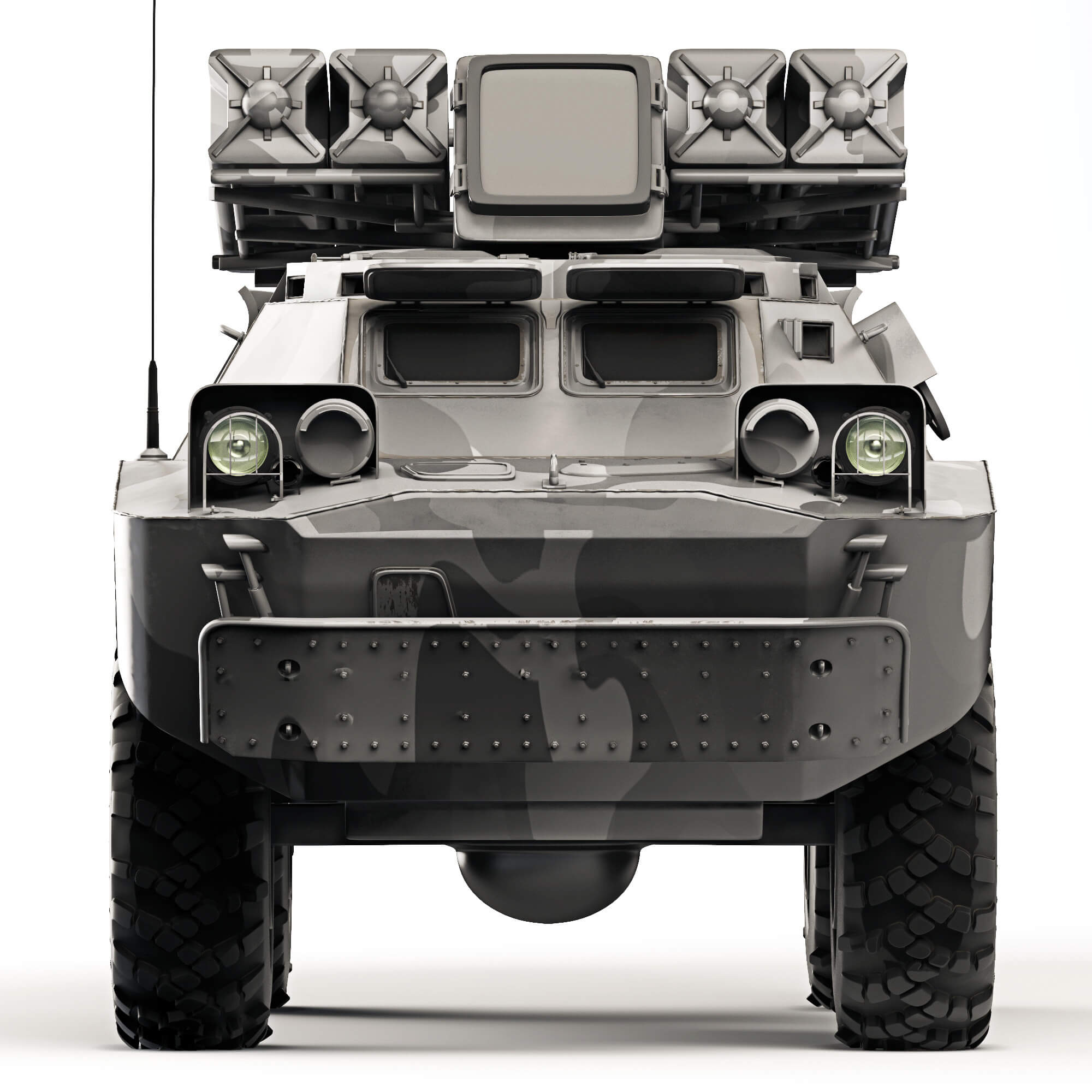 BRDM-2 9K31 Strela-1 1968 3D Model by podshyvalov