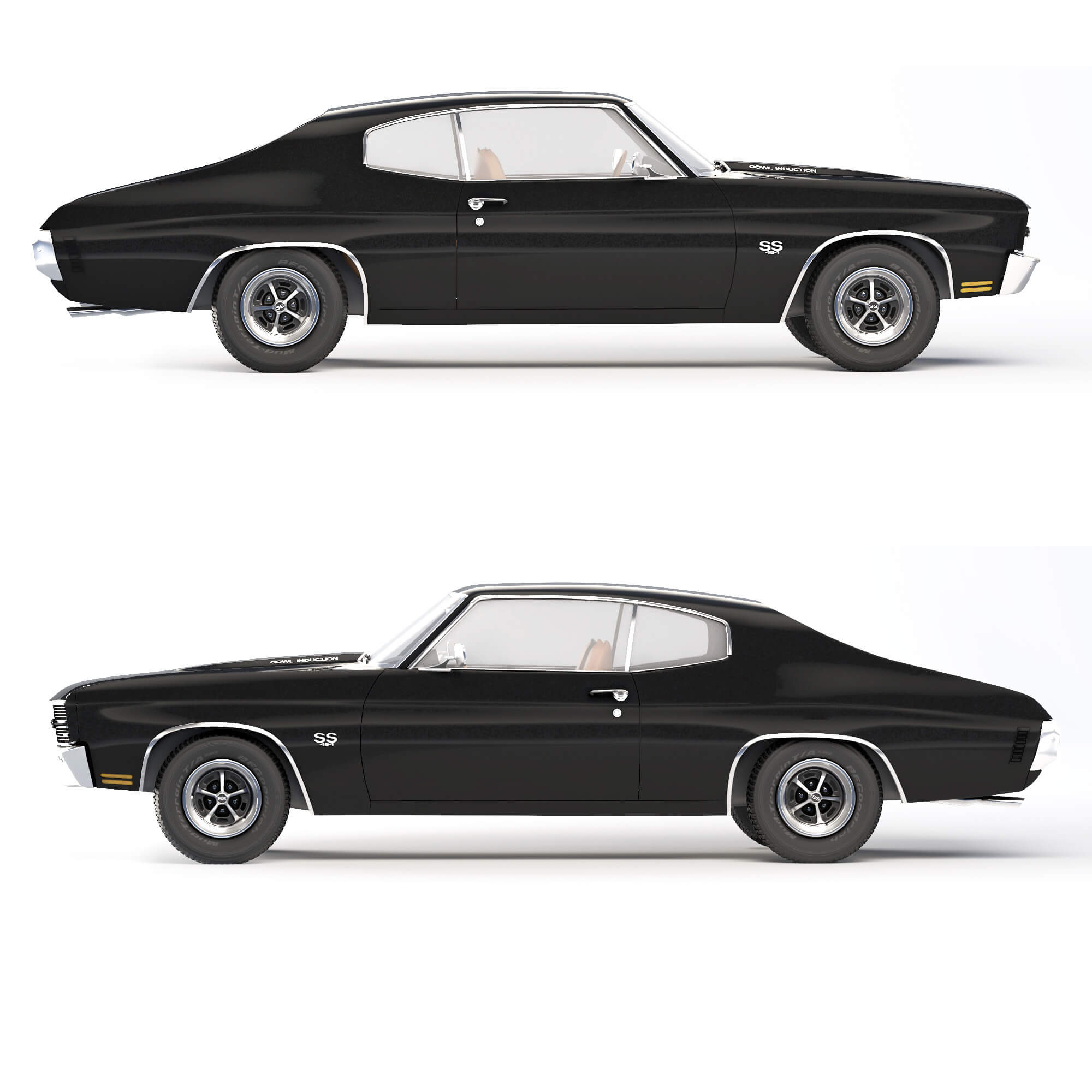 Chevrolet Chevelle SS 454 1970 - 3D Model by podshyvalov