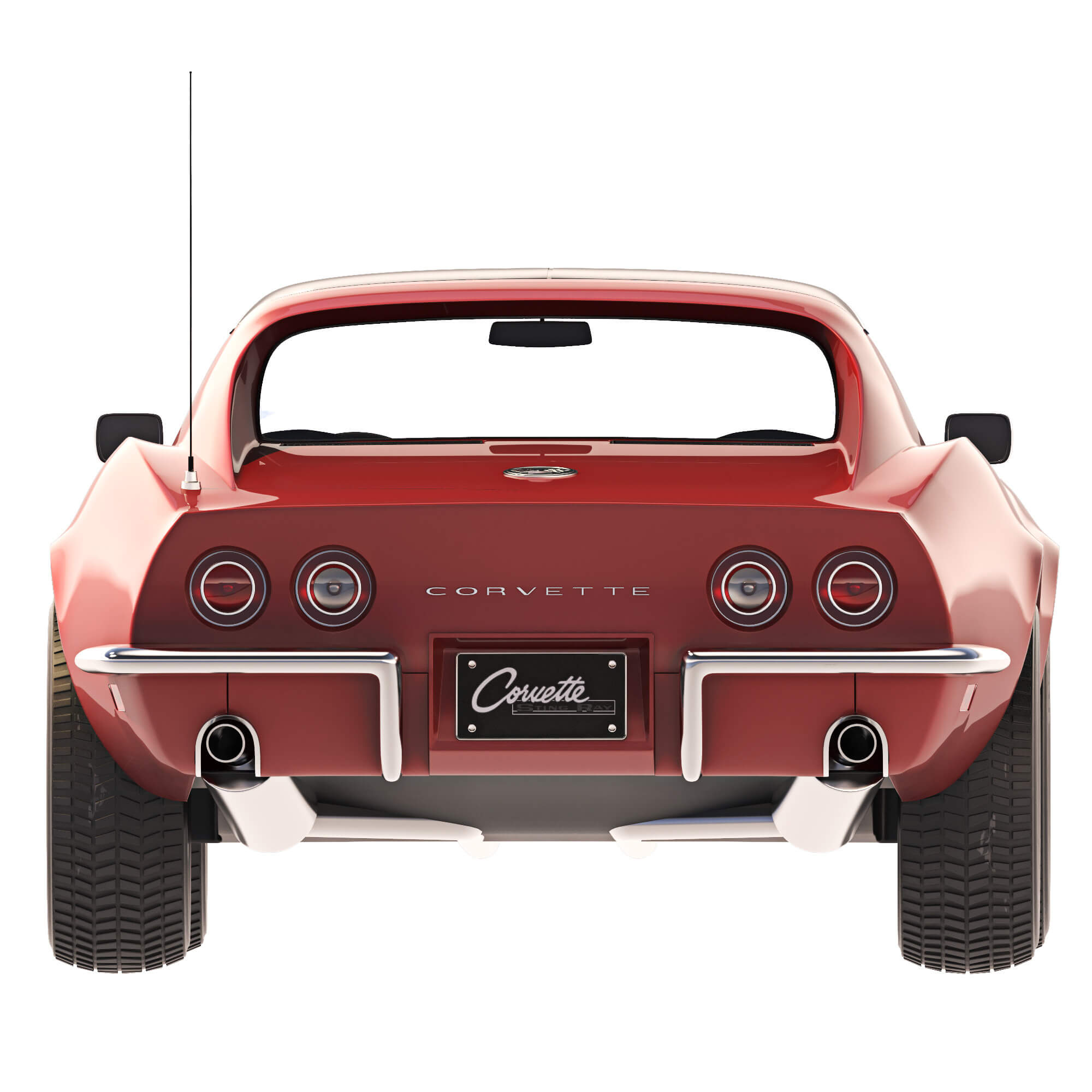 Chevrolet Corvette Stingray 3 1969 - 3D Model by podshyvalov