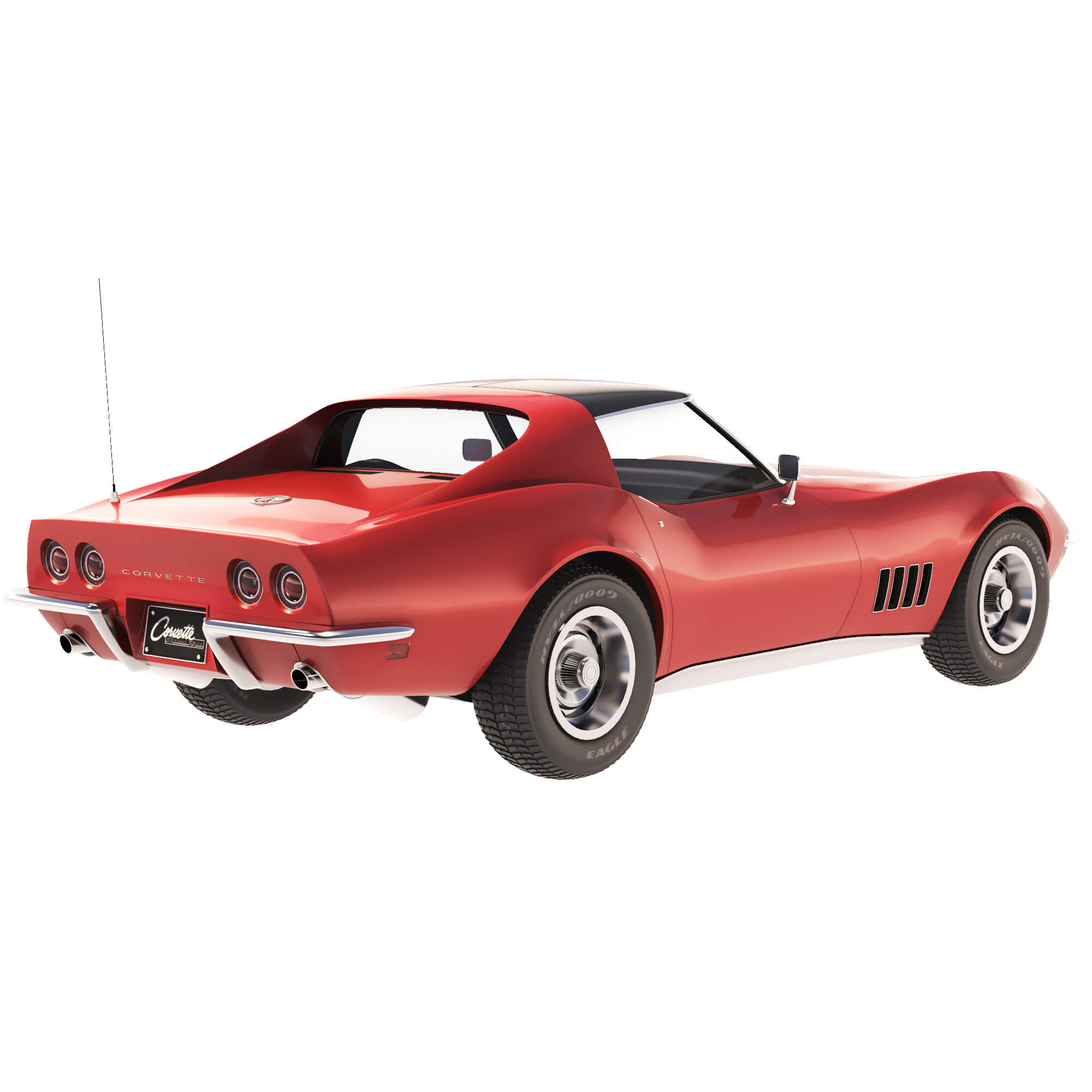 Chevrolet Corvette Stingray 3 1969 - 3D Model by podshyvalov