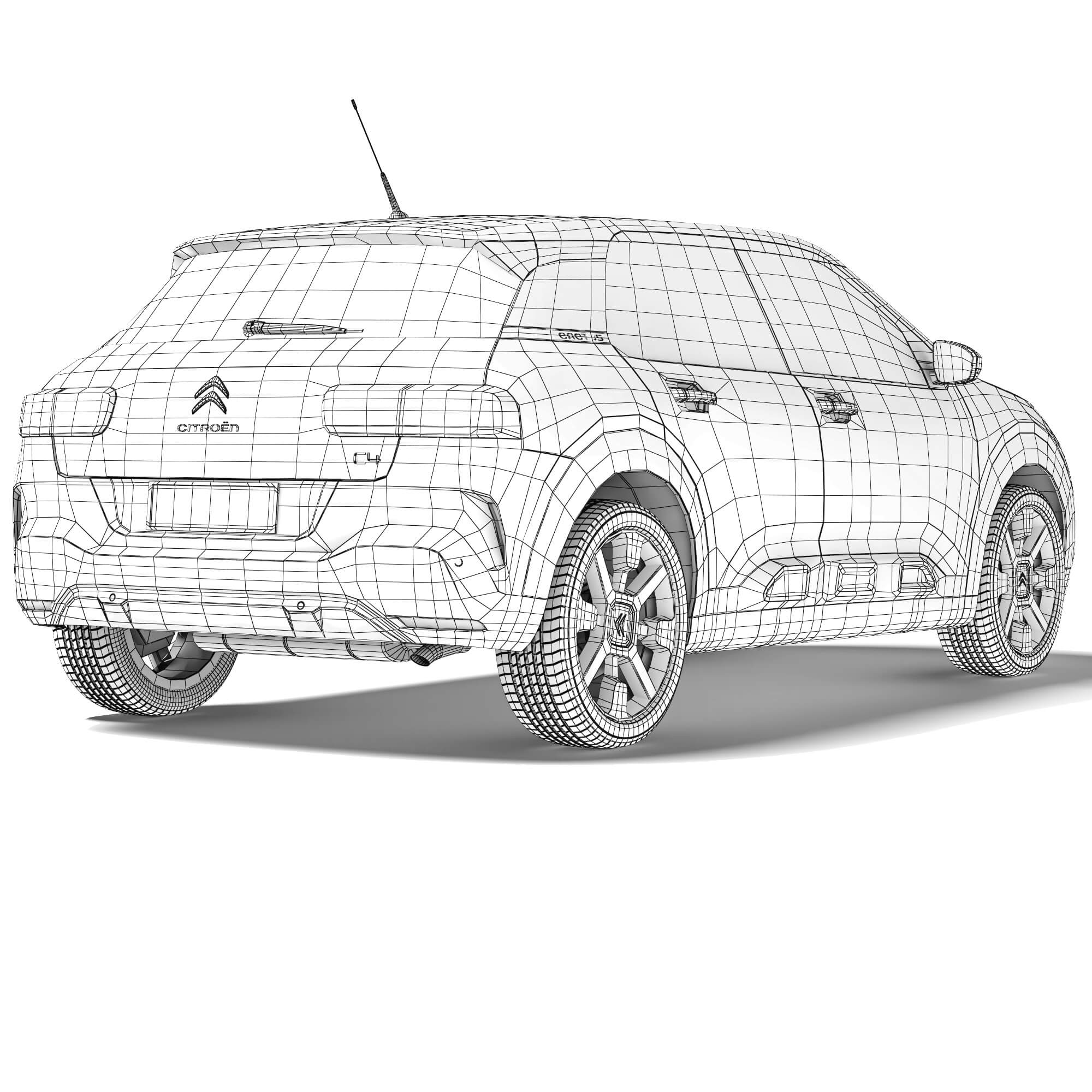 Citroen C4 Cactus 2018 - 3D Model by podshyvalov