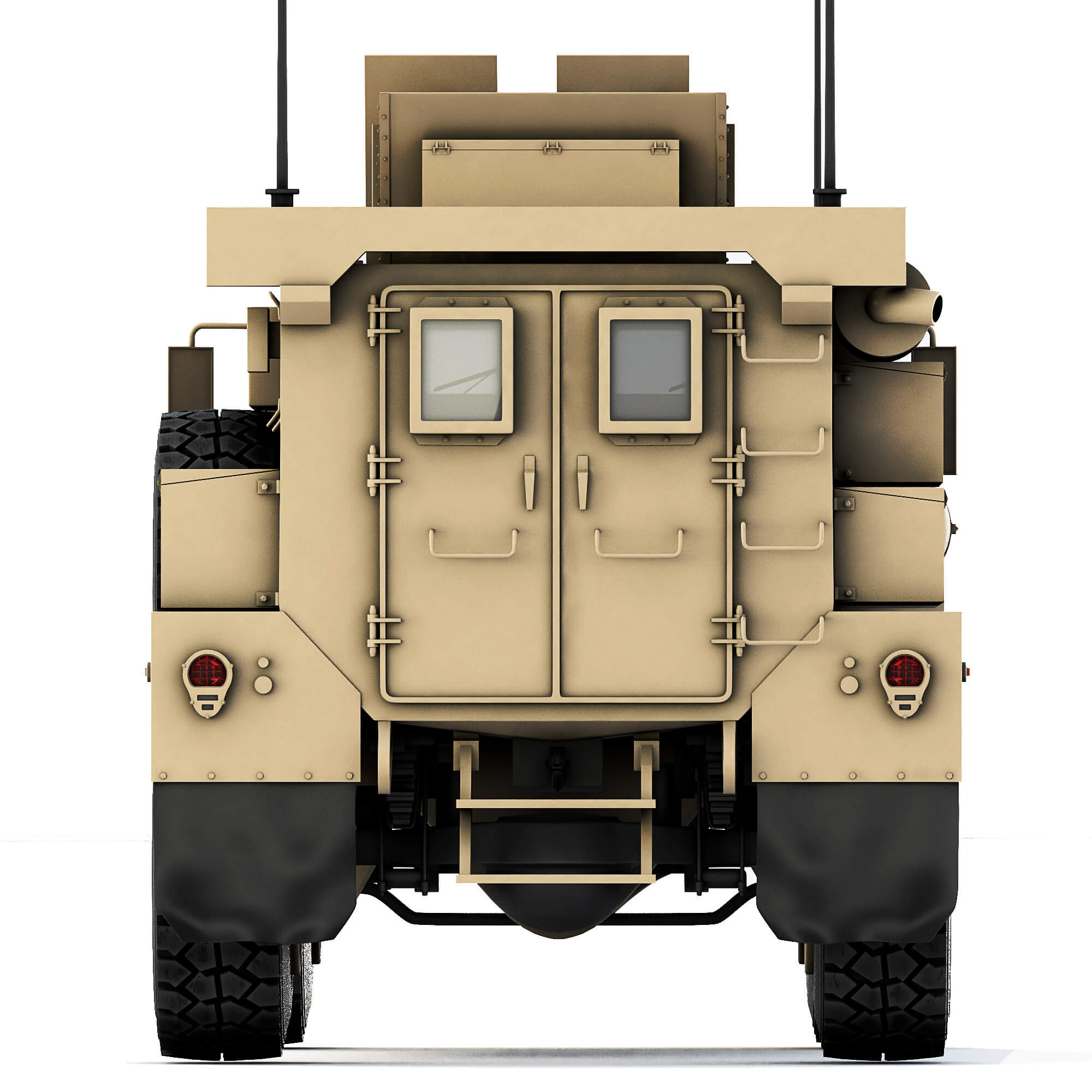 Cougar 4X4 MRAP H 2005 - 3D Model by podshyvalov
