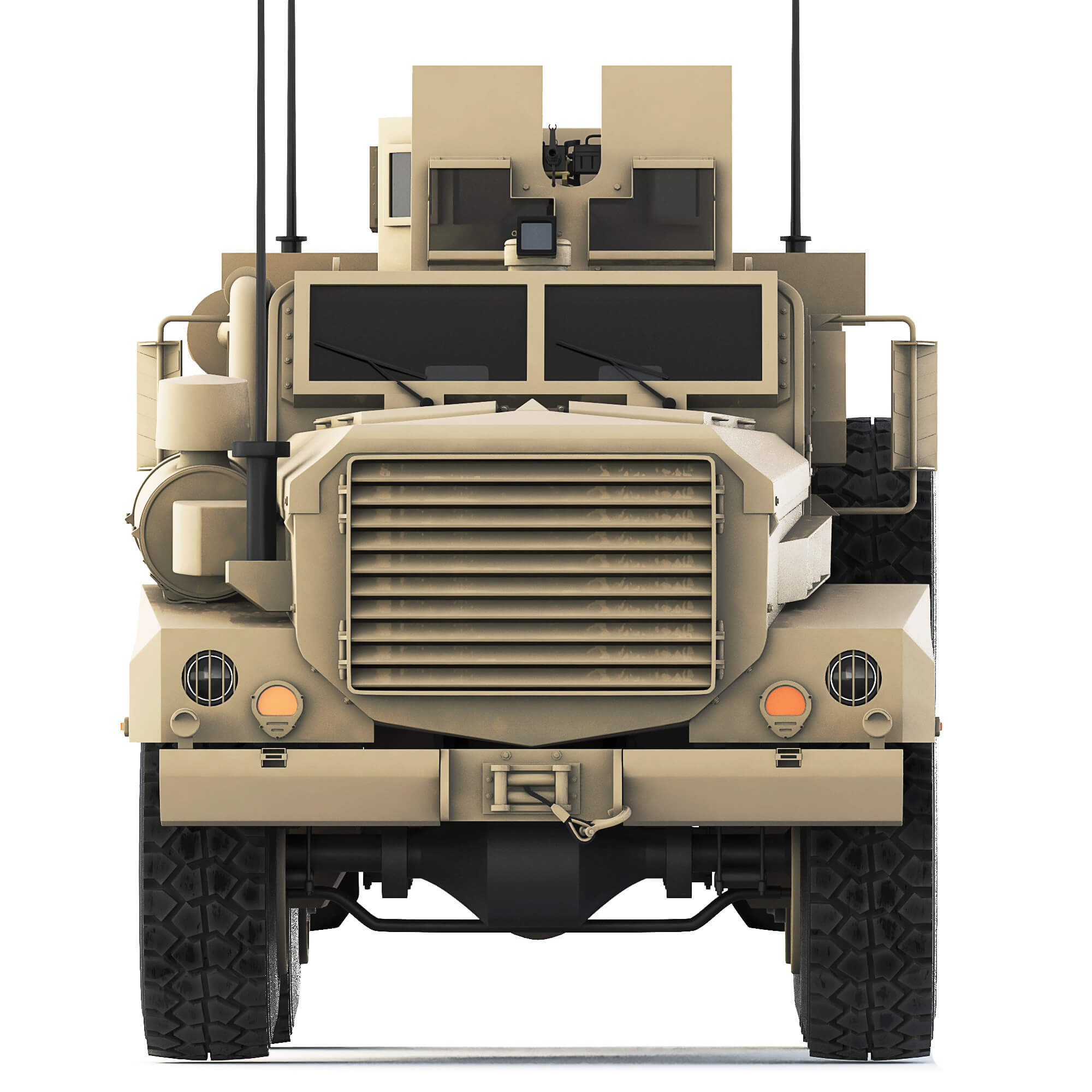 Cougar 4X4 MRAP H 2005 - 3D Model by podshyvalov