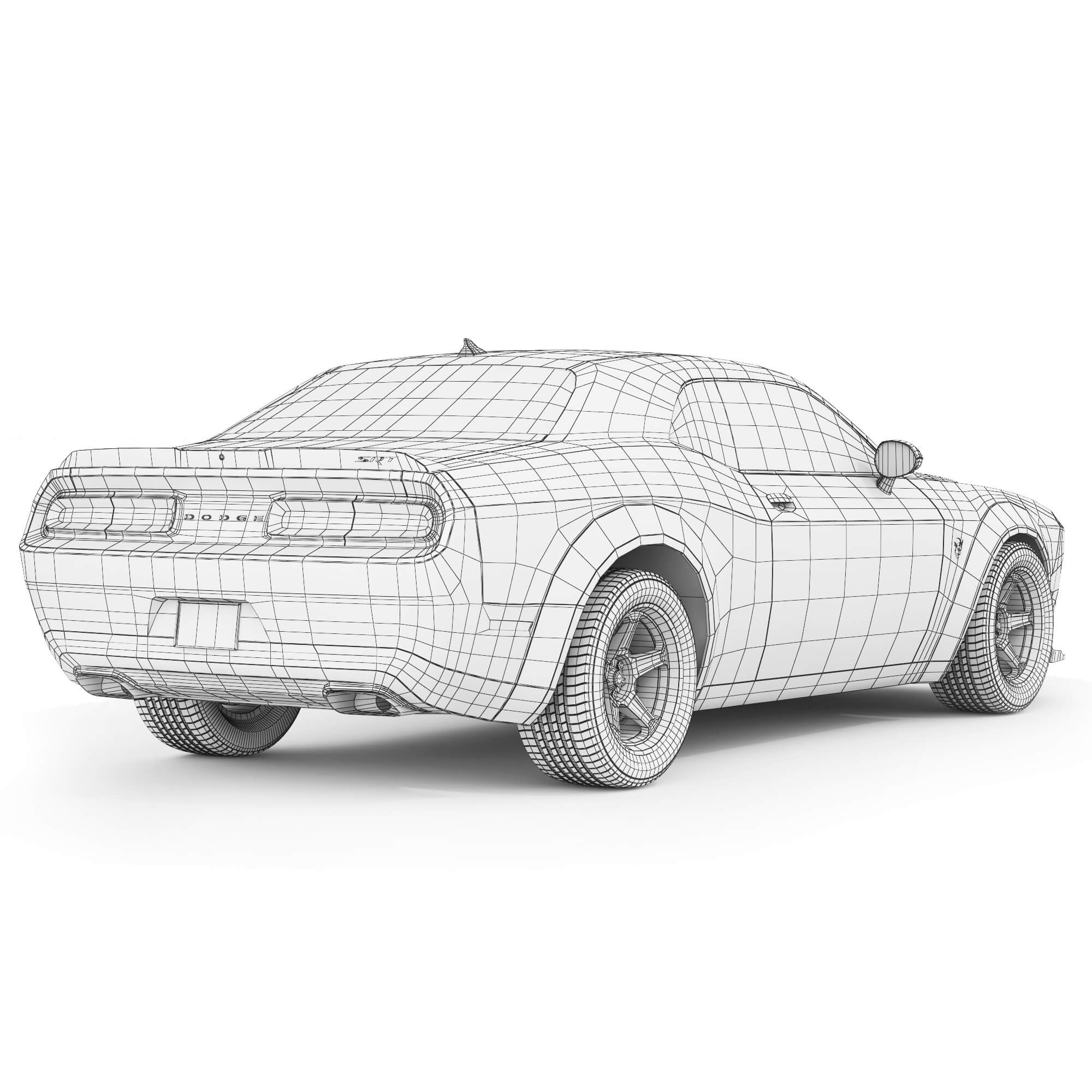 Dodge Challenger SRT Demon 2018 - 3D Model by podshyvalov