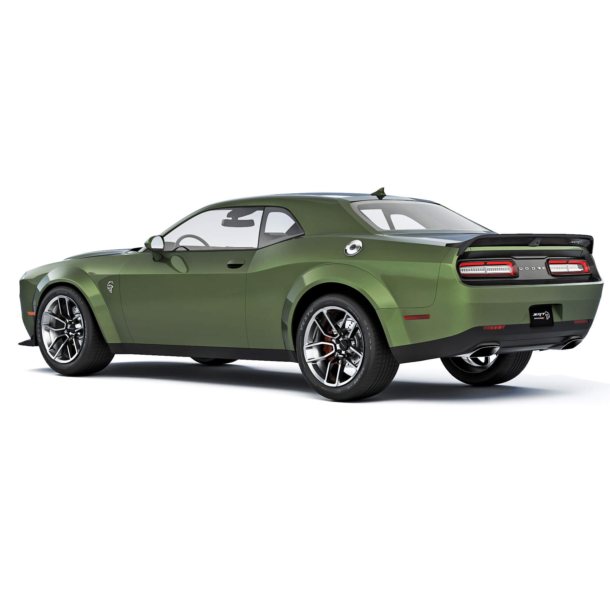 Dodge Challenger SRT Hellcat Red Eye 2021 - 3D Model by podshyvalov