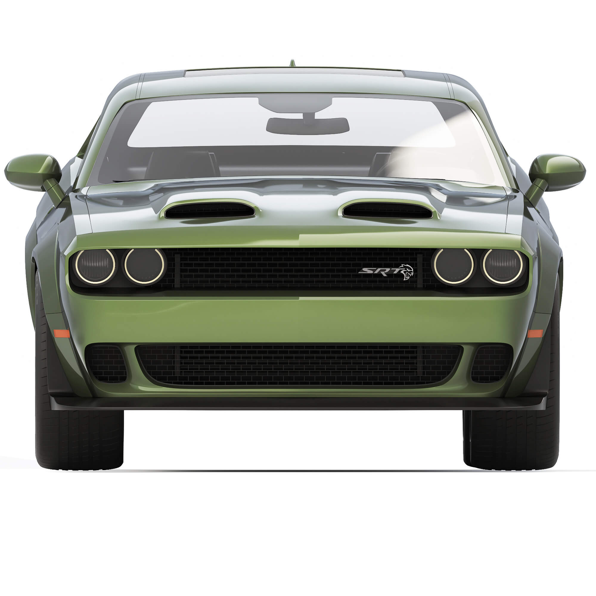 Dodge Challenger SRT Hellcat Red Eye 2021 - 3D Model by podshyvalov