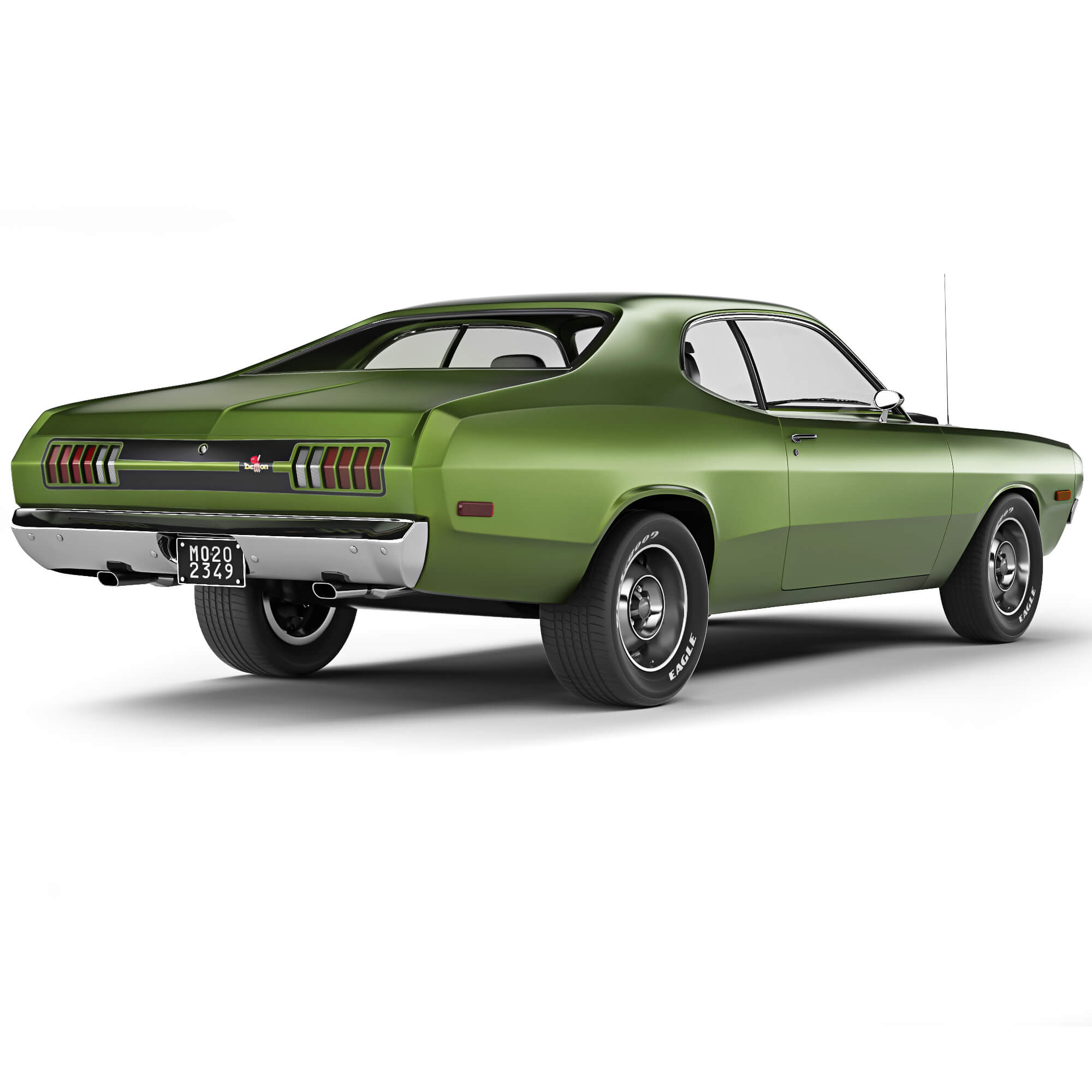 Dodge Demon 340 1972 - 3D Model by podshyvalov