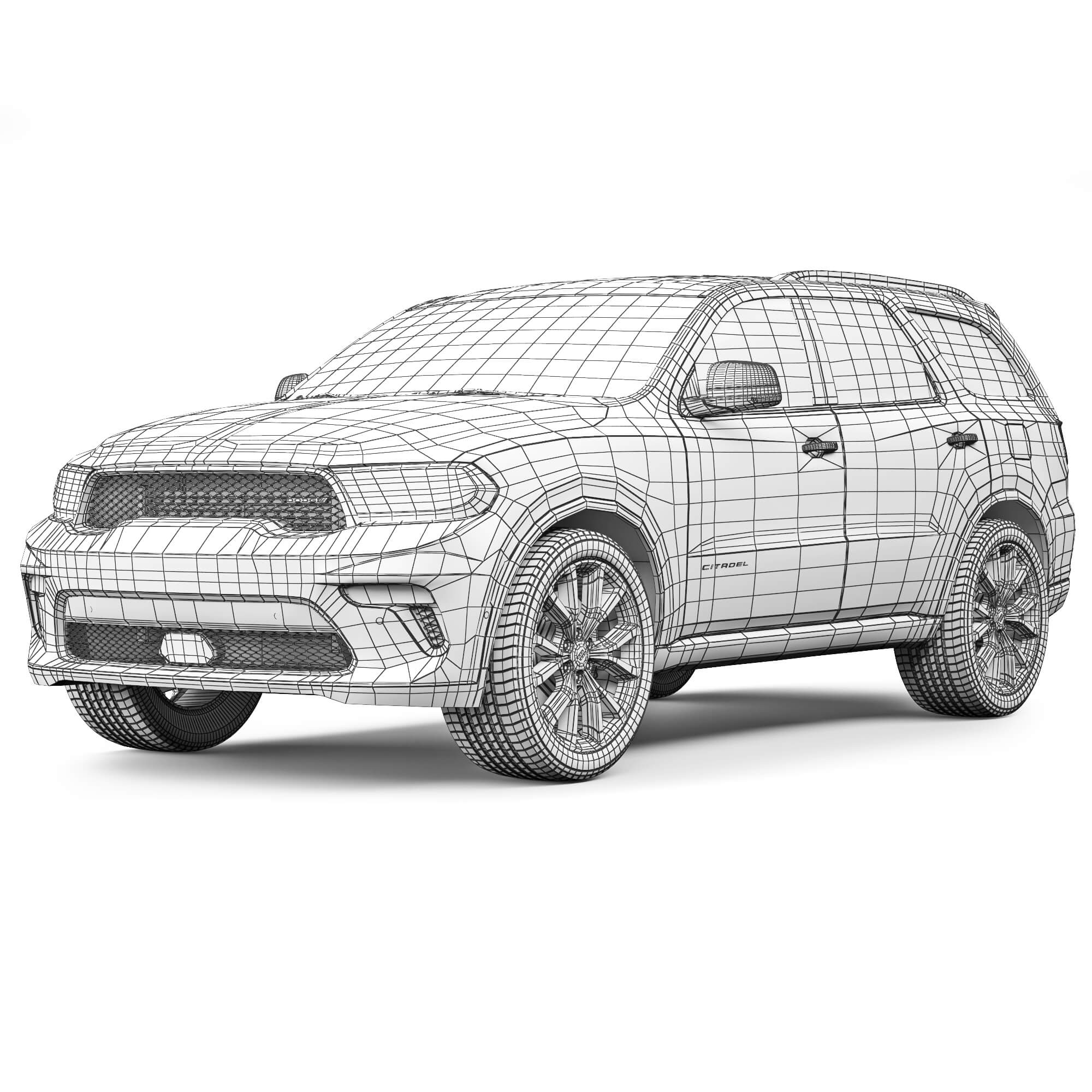 Dodge Durango 2021 - 3D Model by podshyvalov