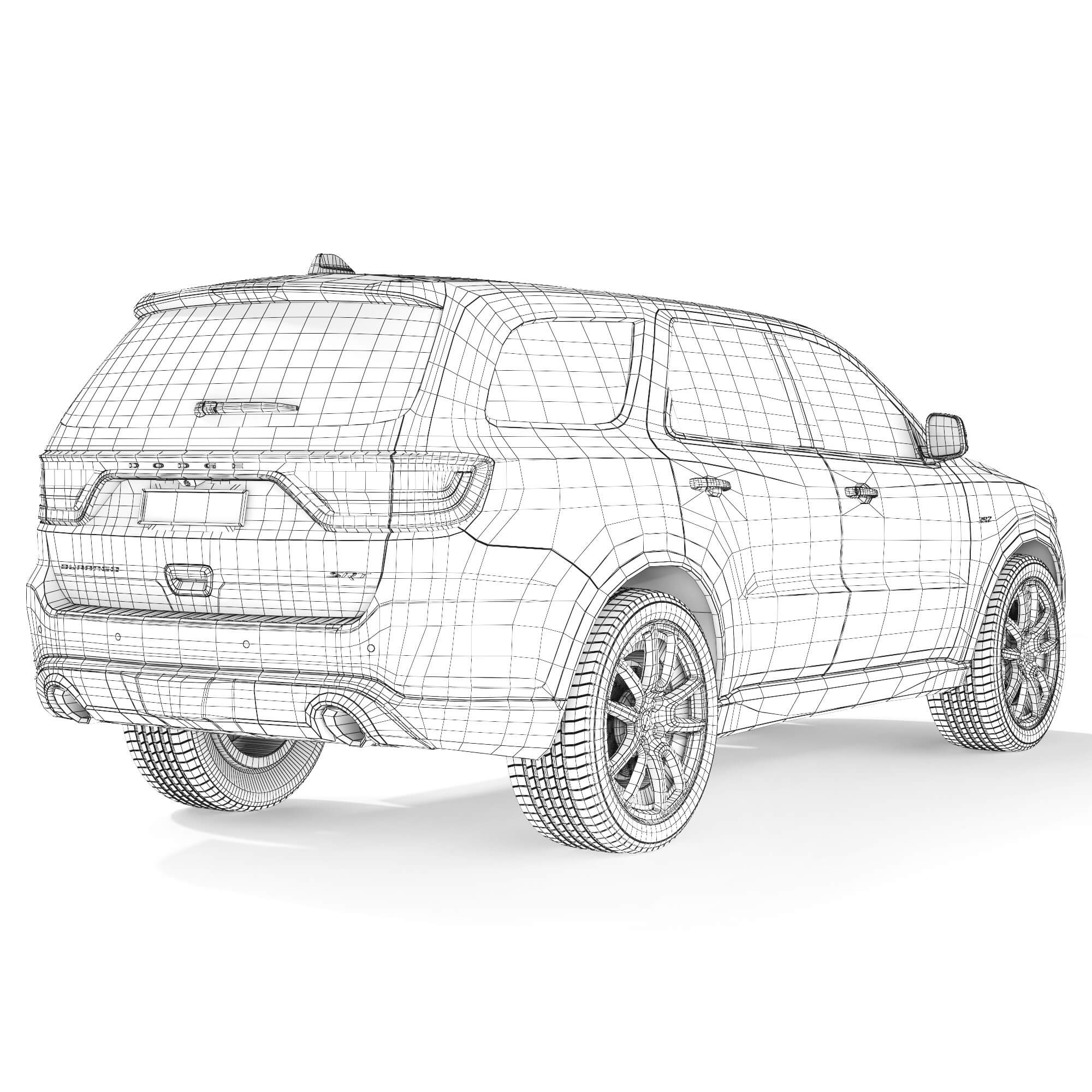 Dodge Durango SRT 2018 - 3D Model by podshyvalov