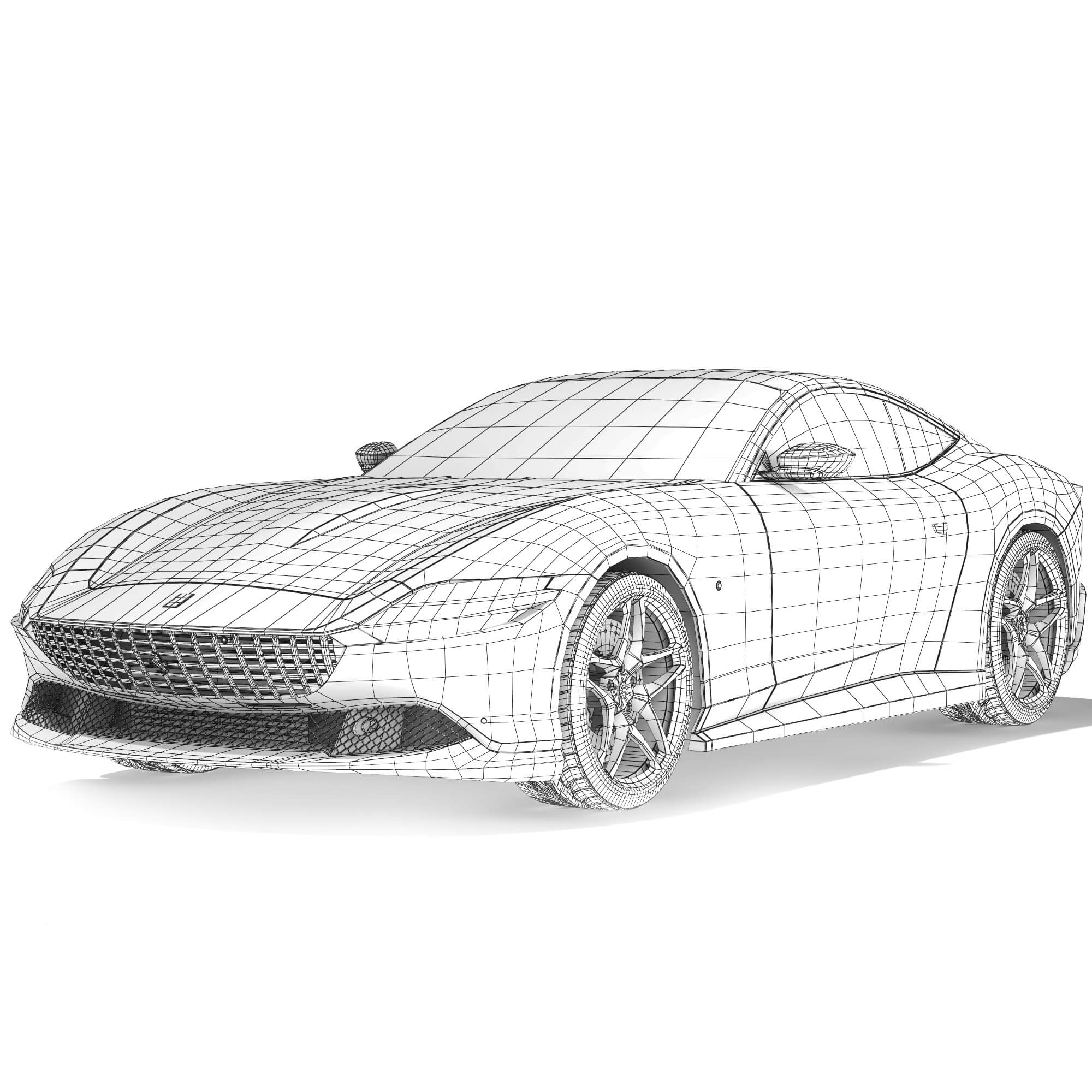 Ferrari Roma 2020 - 3D Model by podshyvalov