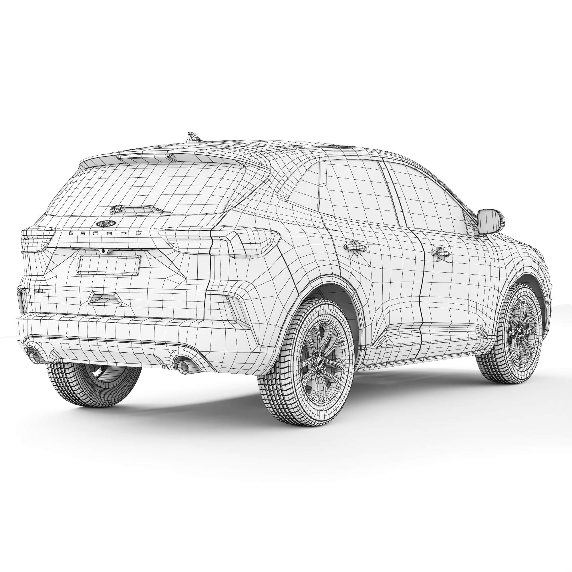 Ford Escape SEL 2021 - 3D Model by podshyvalov