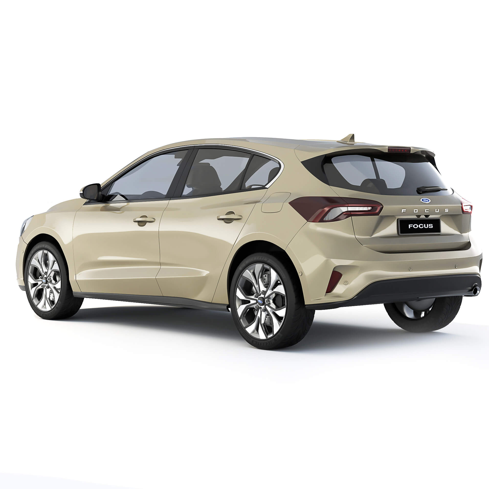 Ford Focus 1.0 Ecoboost 2018 - 3D Model by podshyvalov