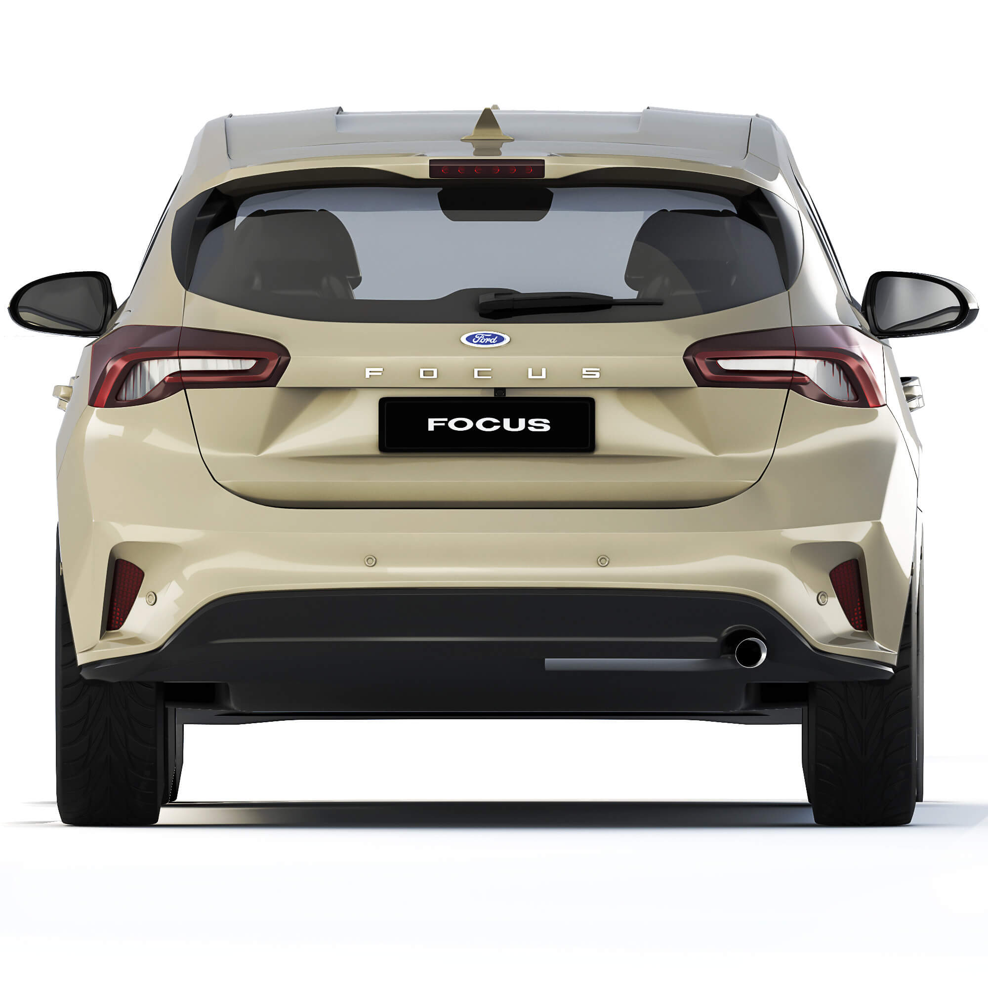 Ford Focus 1.0 Ecoboost 2018 - 3D Model by podshyvalov