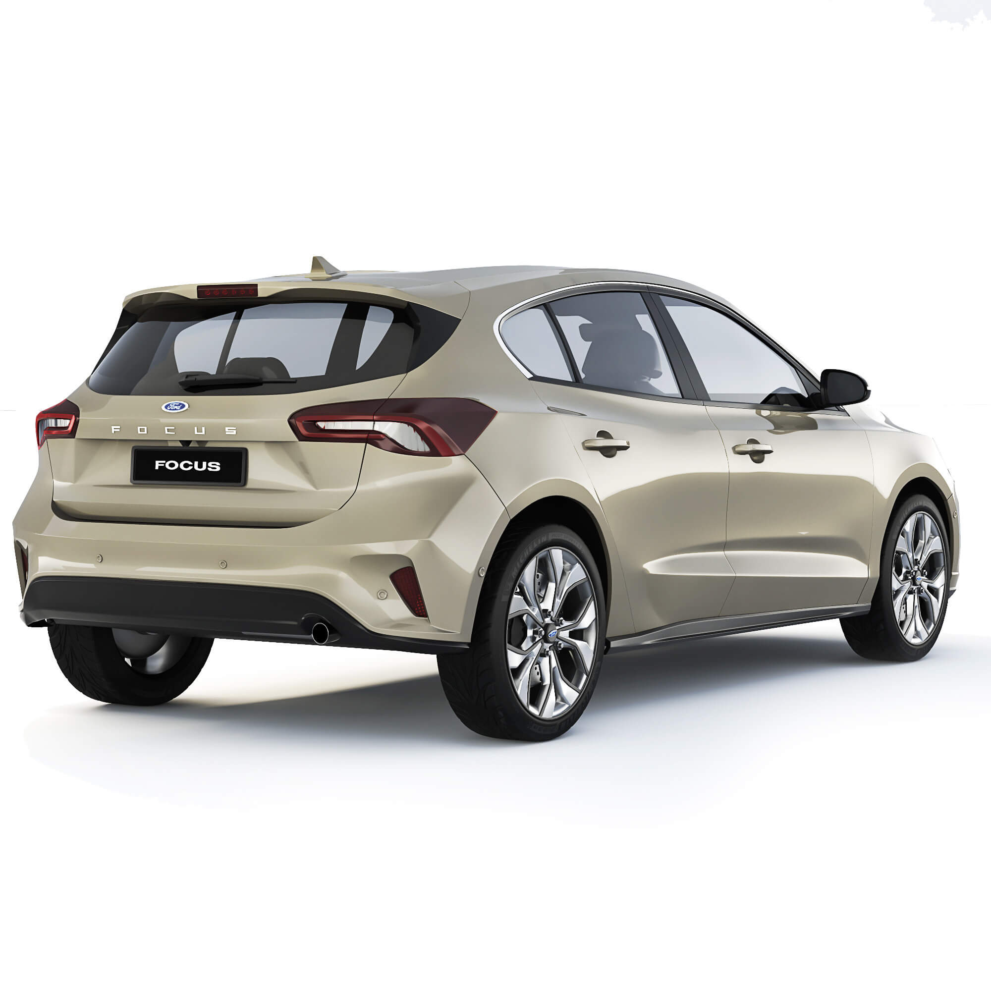 Ford Focus 1.0 Ecoboost 2018 - 3D Model by podshyvalov