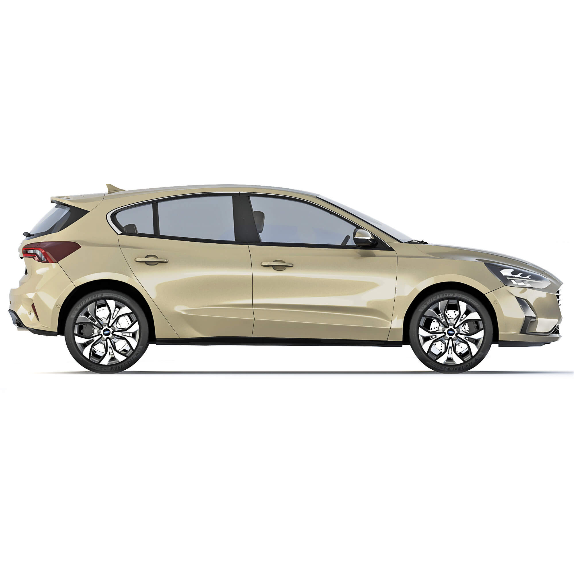 Ford Focus 1.0 Ecoboost 2018 - 3D Model by podshyvalov