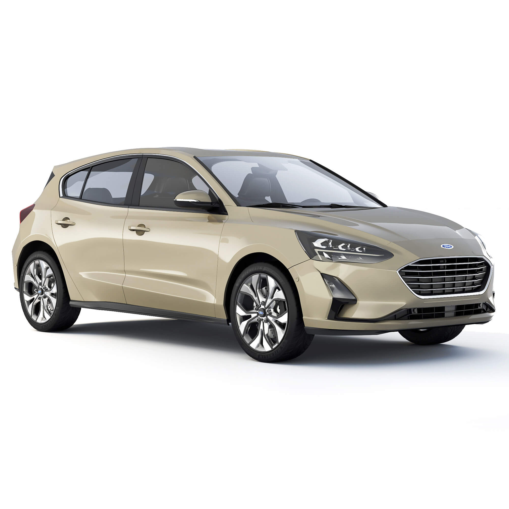 Ford Focus 1.0 Ecoboost 2018 - 3D Model by podshyvalov