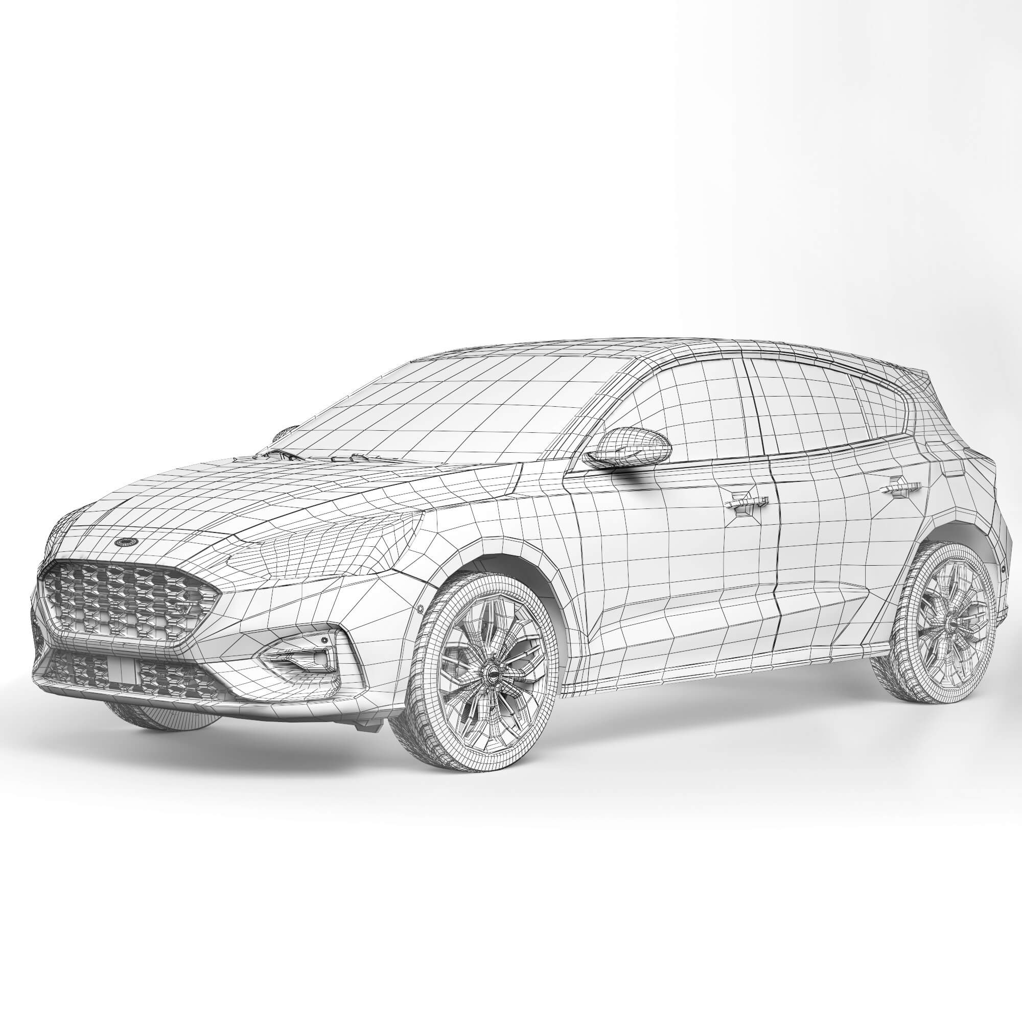 Ford Focus ST Line 2020 - 3D Model by podshyvalov