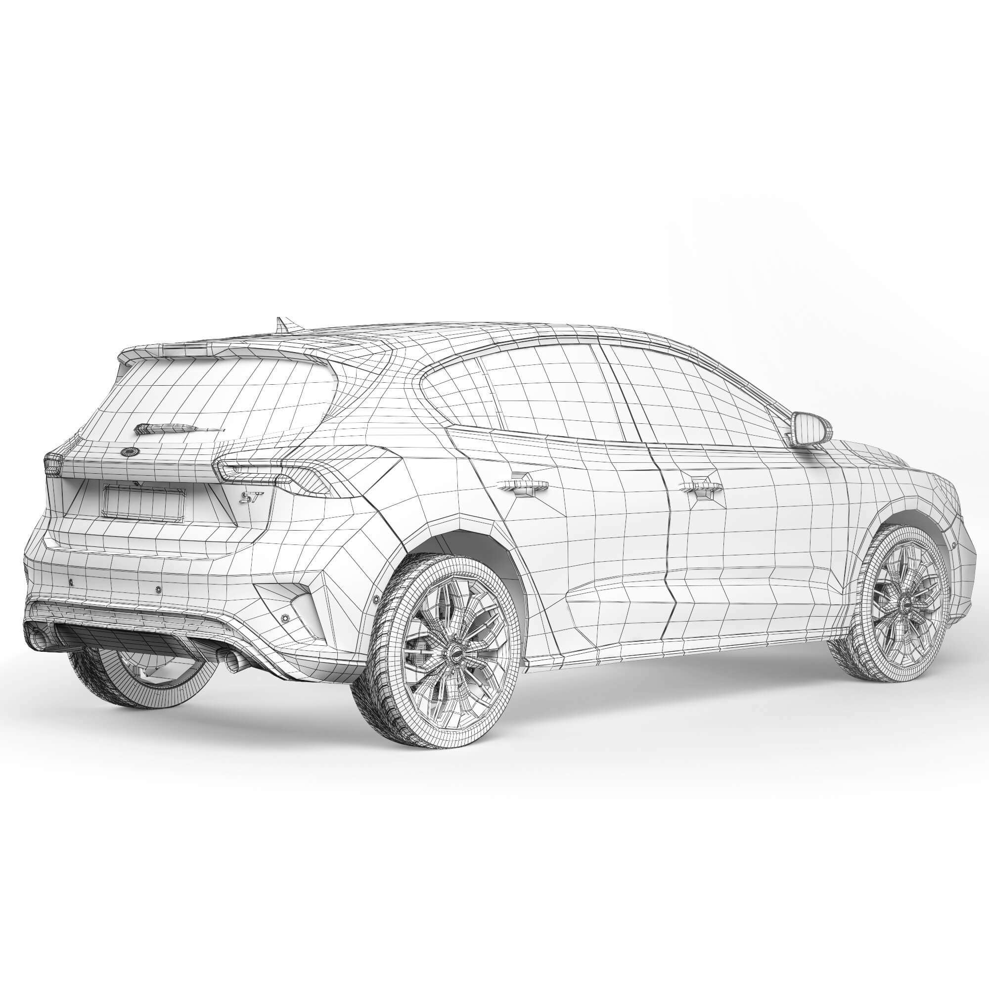 Ford Focus ST Line 2020 - 3D Model by podshyvalov