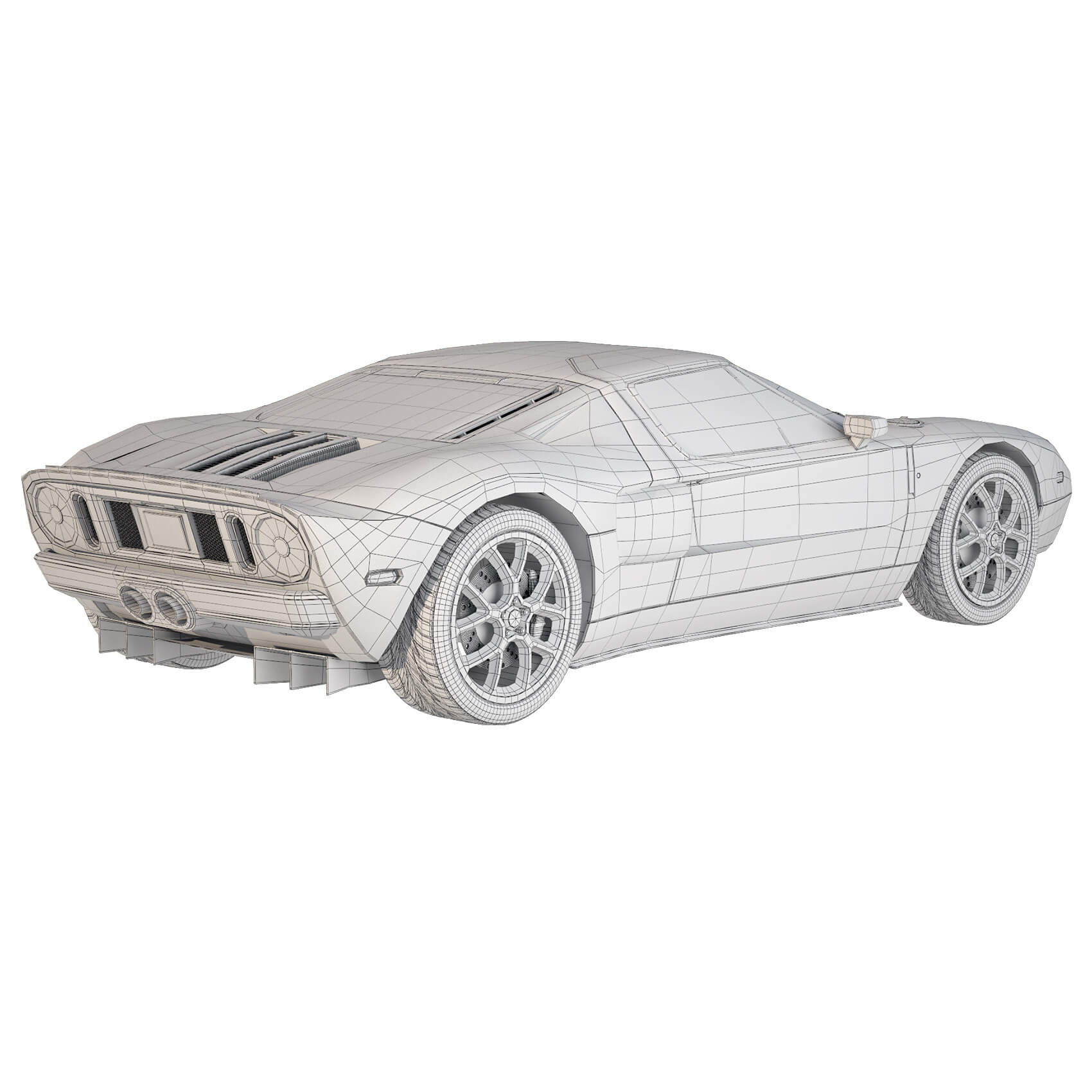 Ford GT 2005 - 3D Model by podshyvalov