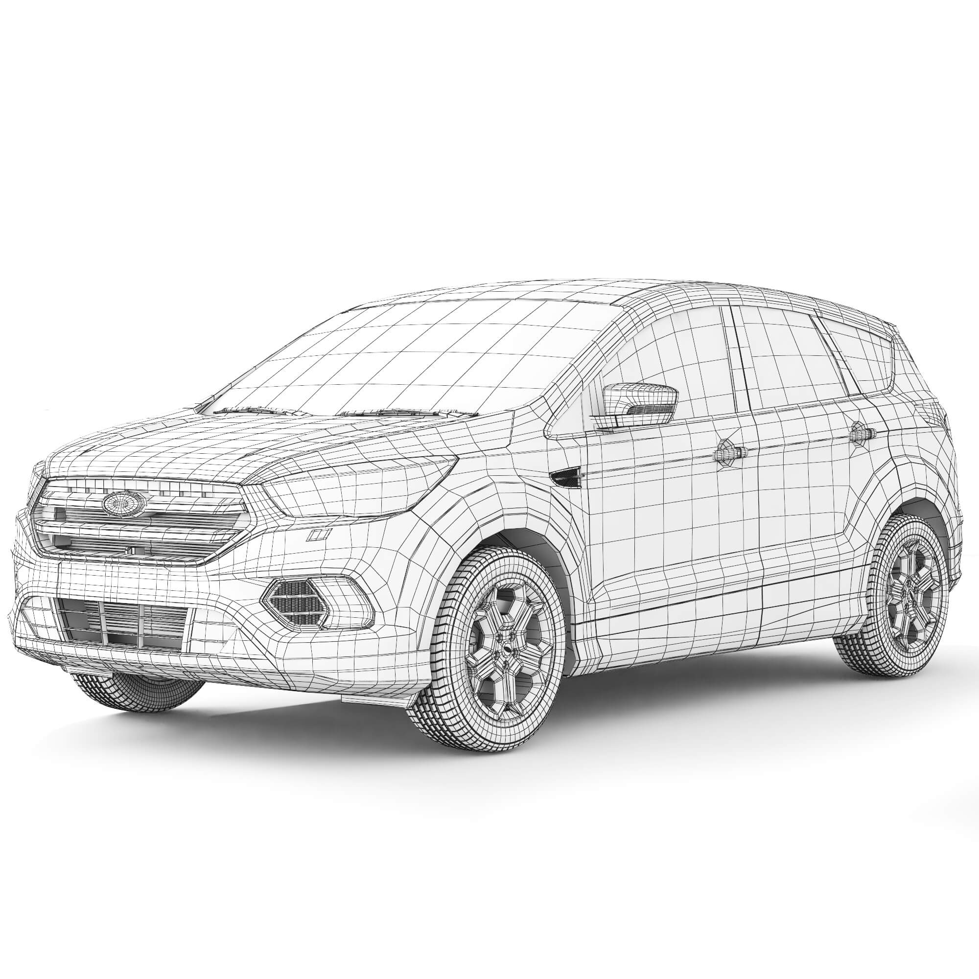 Ford Kuga 2018 - 3D Model by podshyvalov